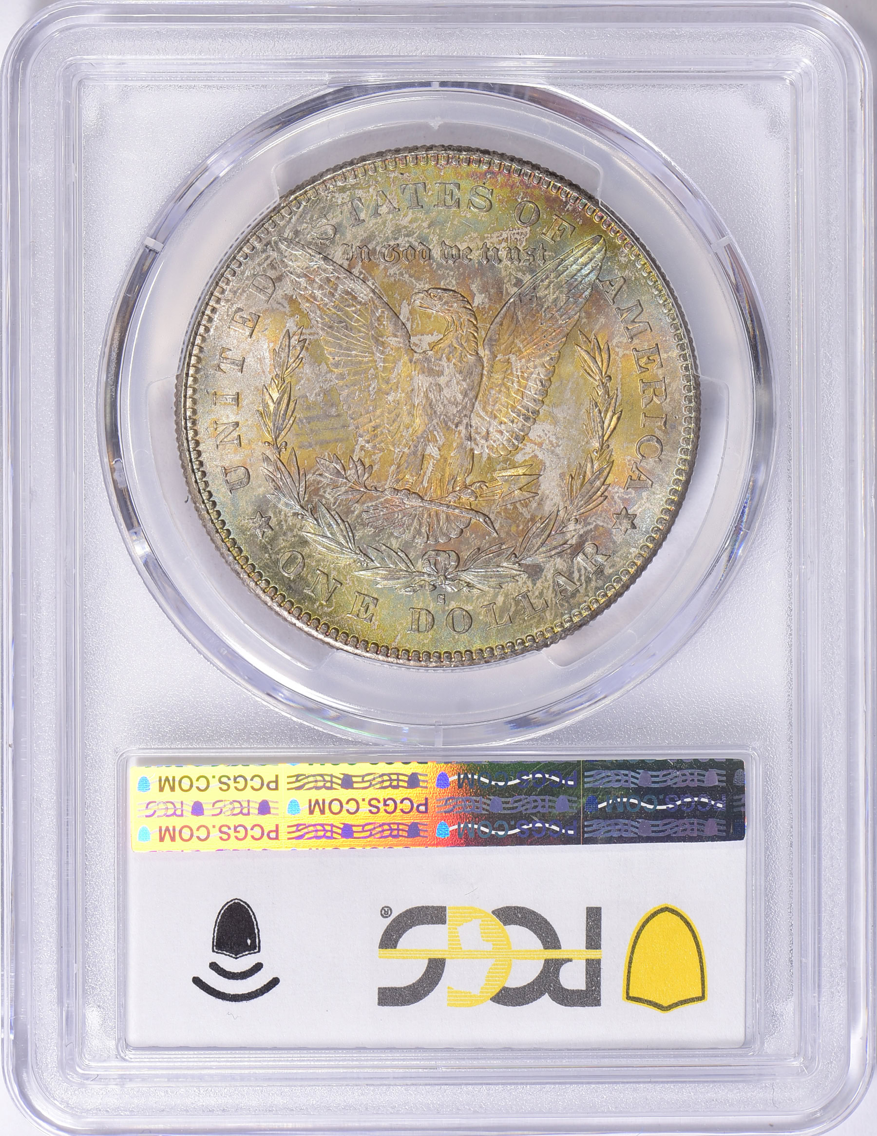 1878-S Morgan Silver Dollar PCGS MS-62 (Toned) (Item 1762291) | GreatCollections Coin Auctions