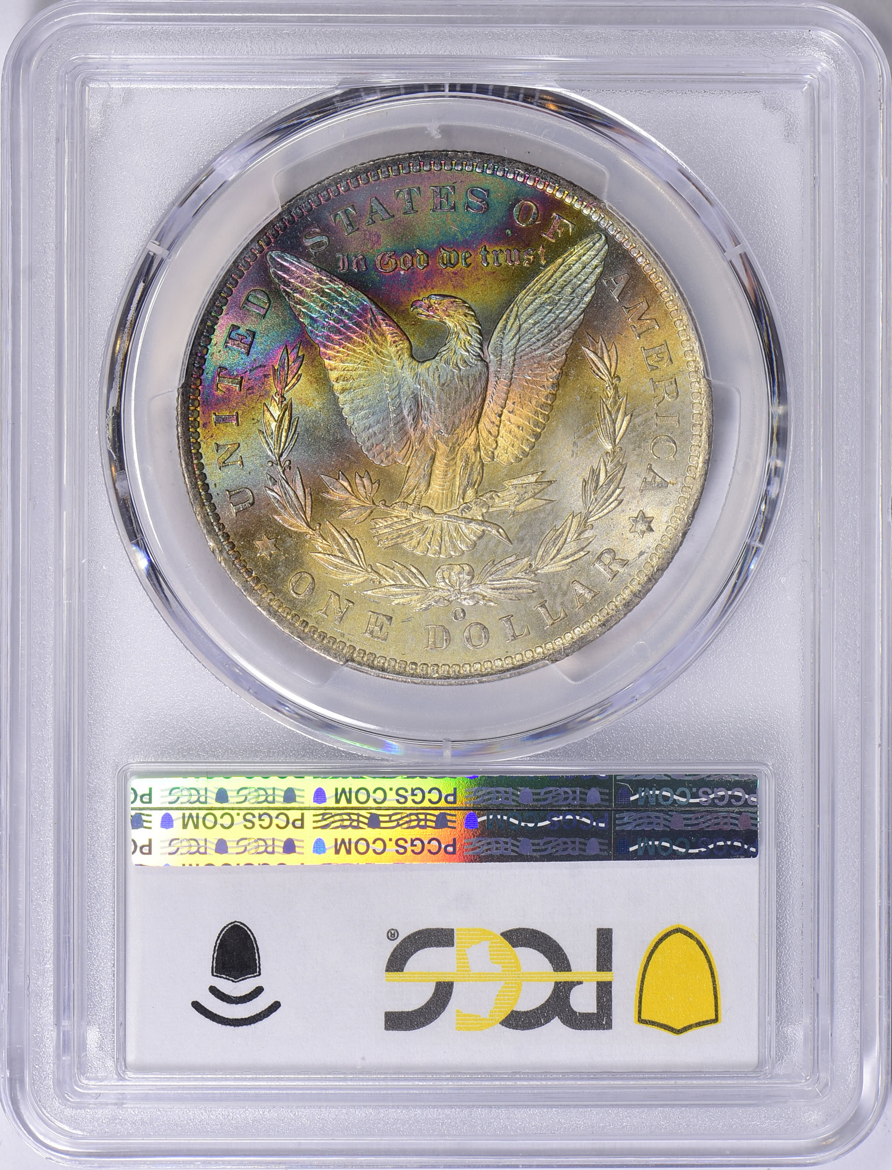 1885-O Morgan Silver Dollar PCGS MS-62 (Toned) (Item 1762293) | GreatCollections Coin Auctions