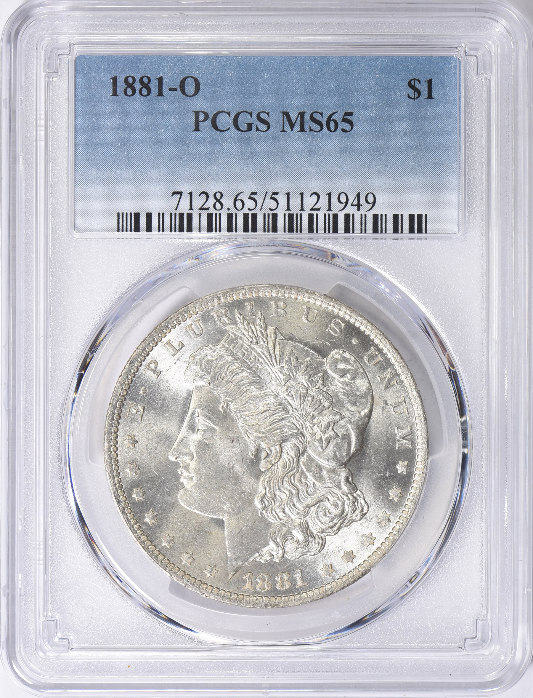 1881-O Morgan Silver Dollar PCGS MS-65 (Item 1762308) | GreatCollections Coin Auctions