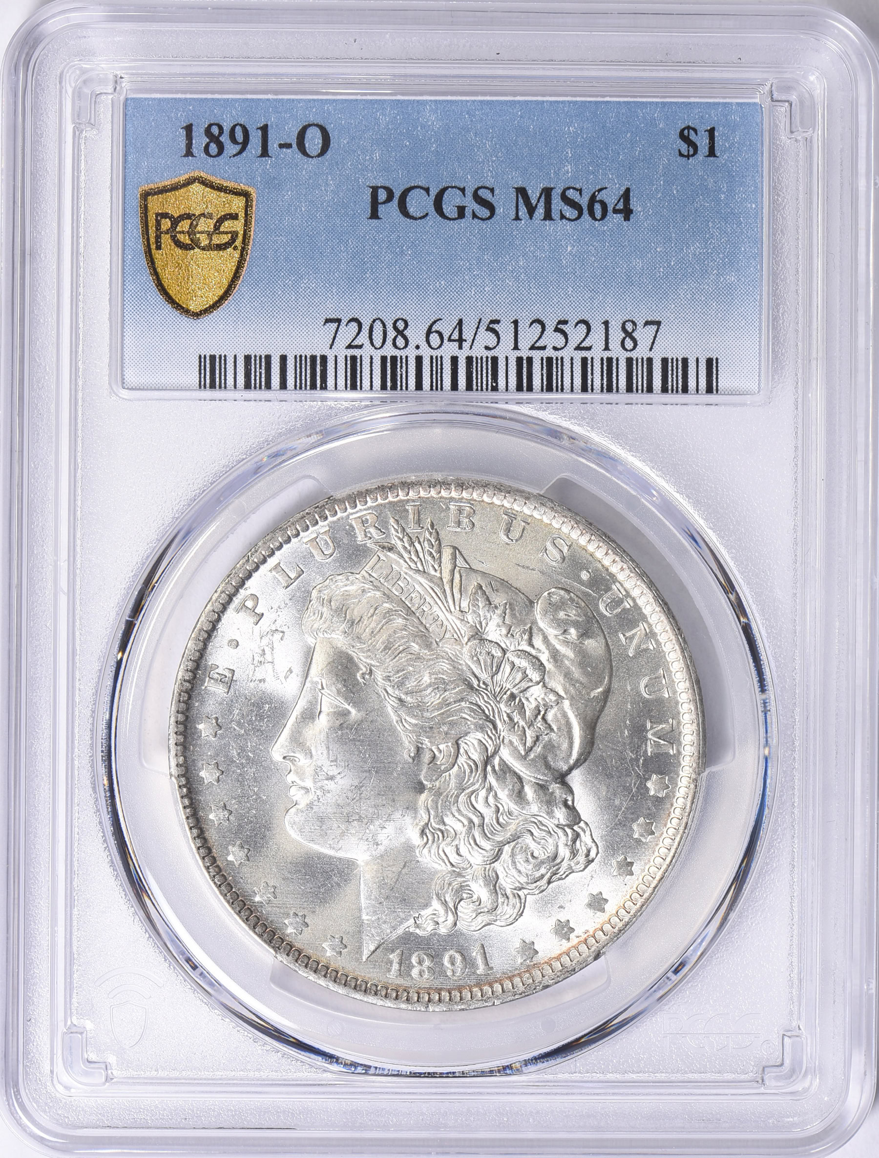 1891-O Morgan Silver Dollar PCGS MS-64 (Item 1762434) | GreatCollections Coin Auctions