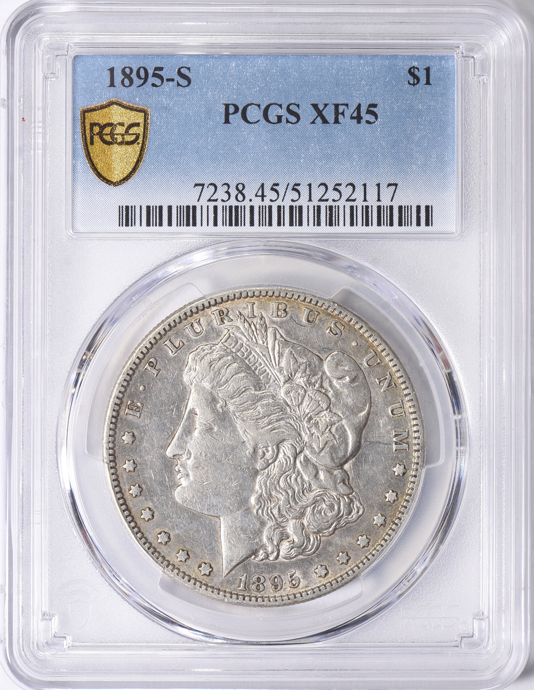 1895-S Morgan Silver Dollar PCGS XF-45 (Item 1762435) | GreatCollections Coin Auctions