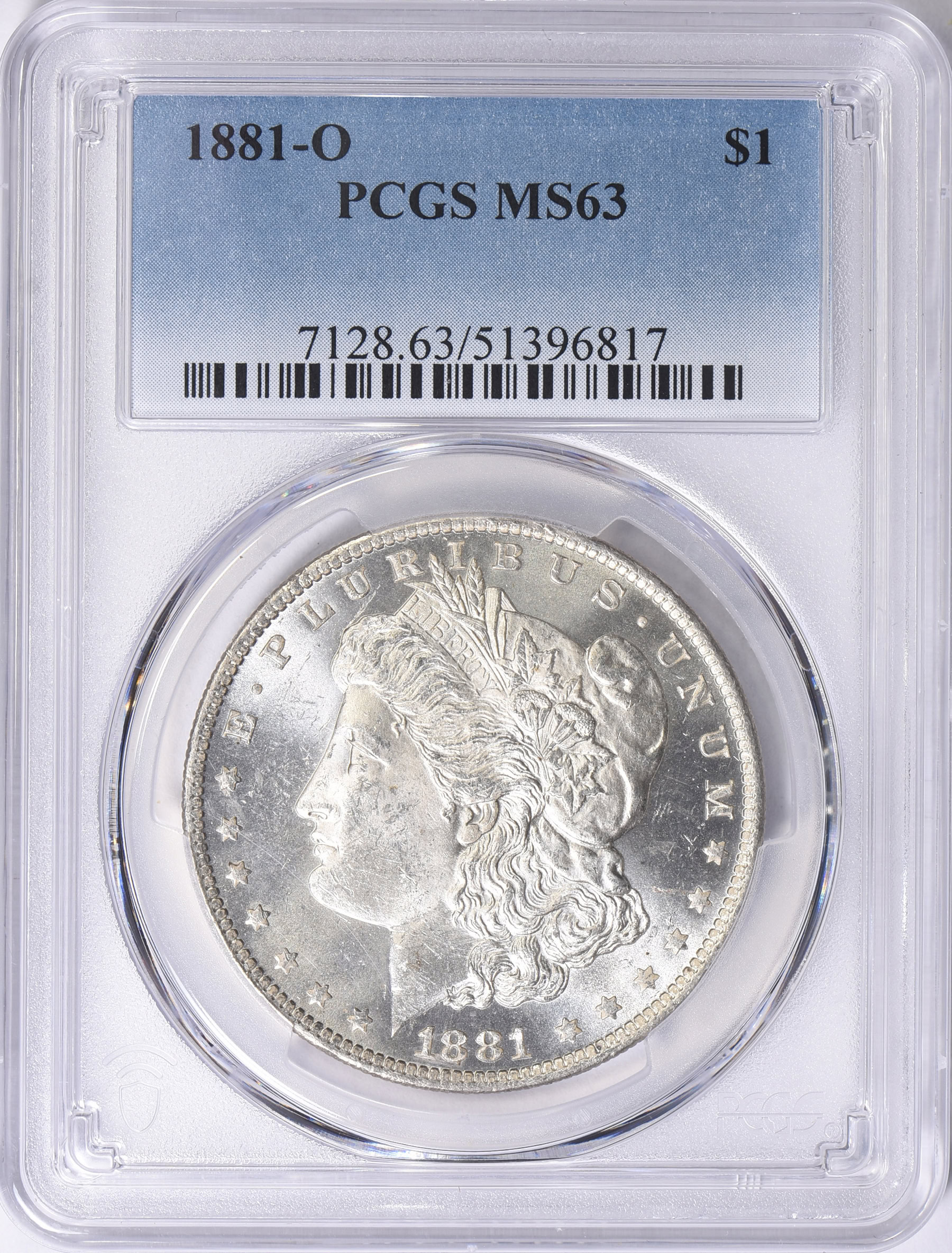 1881-O Morgan Silver Dollar PCGS MS-63 (Item 1762464) | GreatCollections Coin Auctions