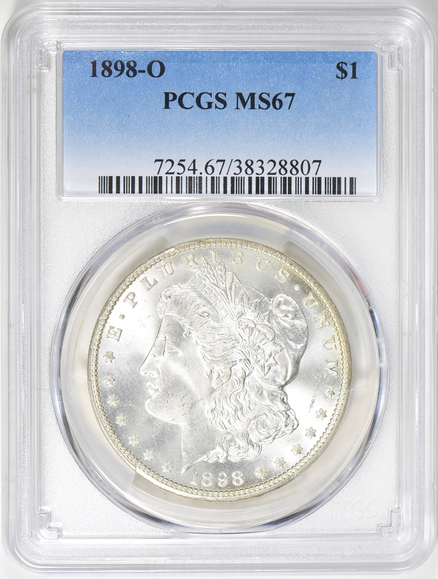 1898-O Morgan Silver Dollar PCGS MS-67 (Item 1762488) | GreatCollections Coin Auctions