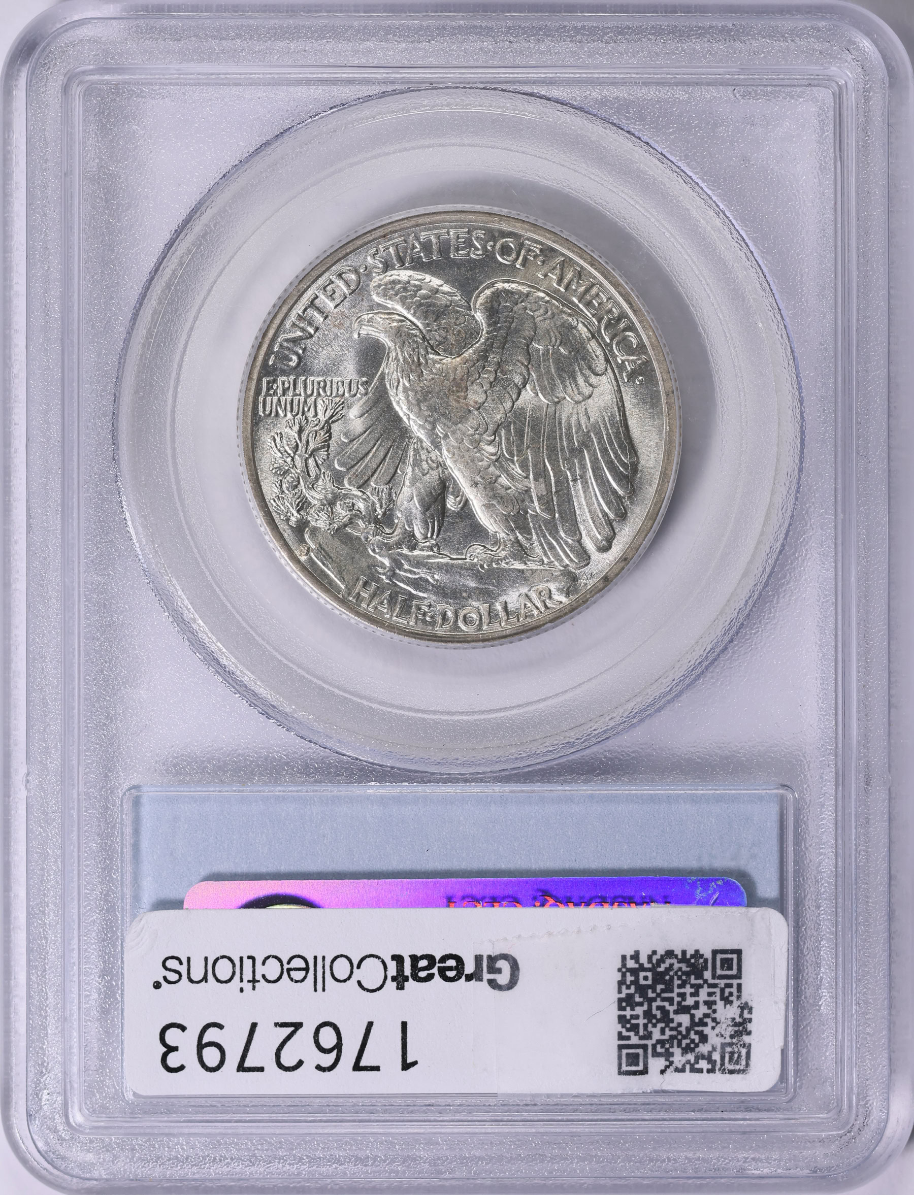 1934-S Walking Liberty Half Dollar PCGS MS-64 (CAC Green) (Item 1762793) | GreatCollections Coin ...