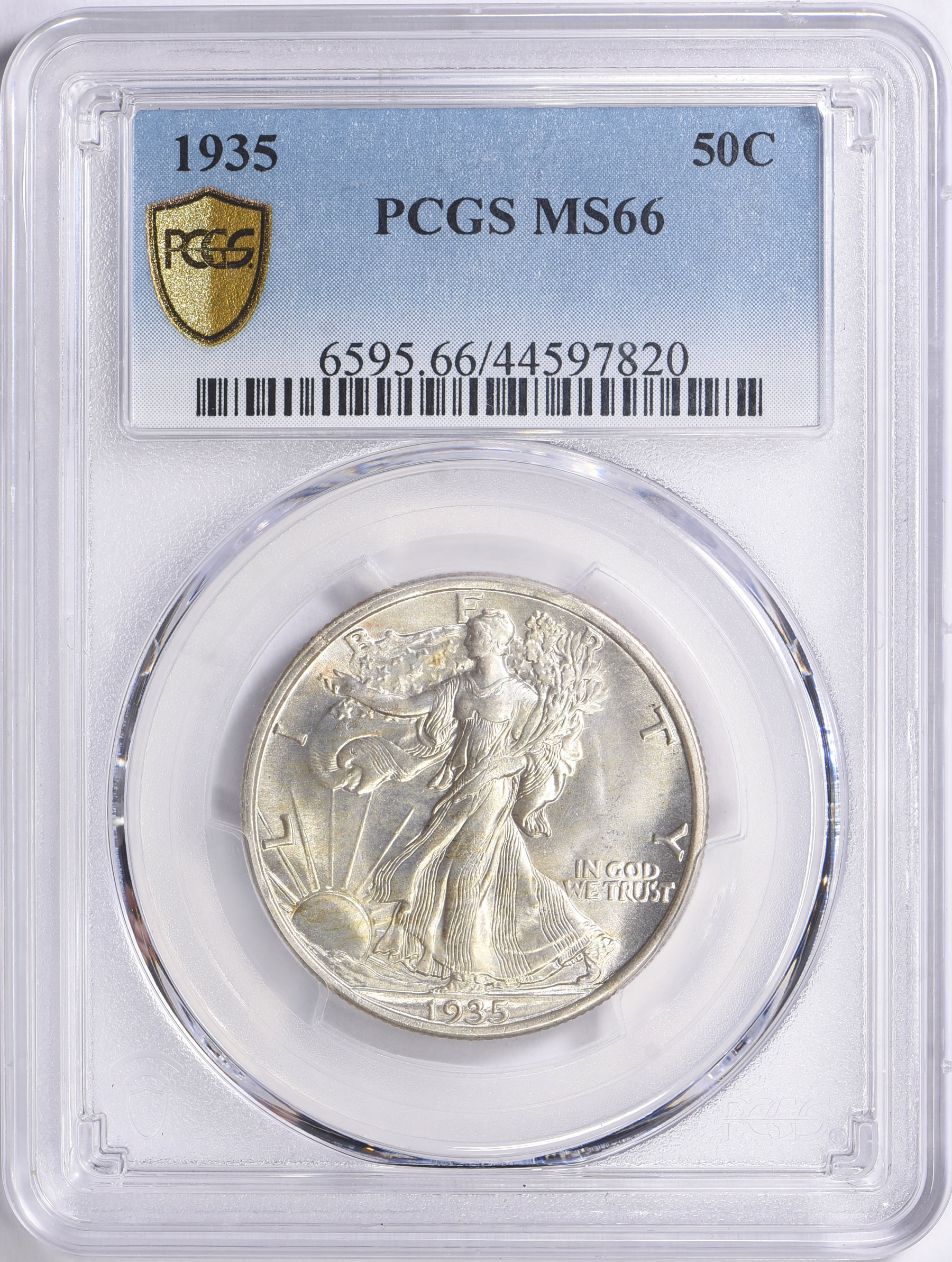 1935 Walking Liberty Half Dollar PCGS MS-66 (Item 1763213) | GreatCollections Coin Auctions