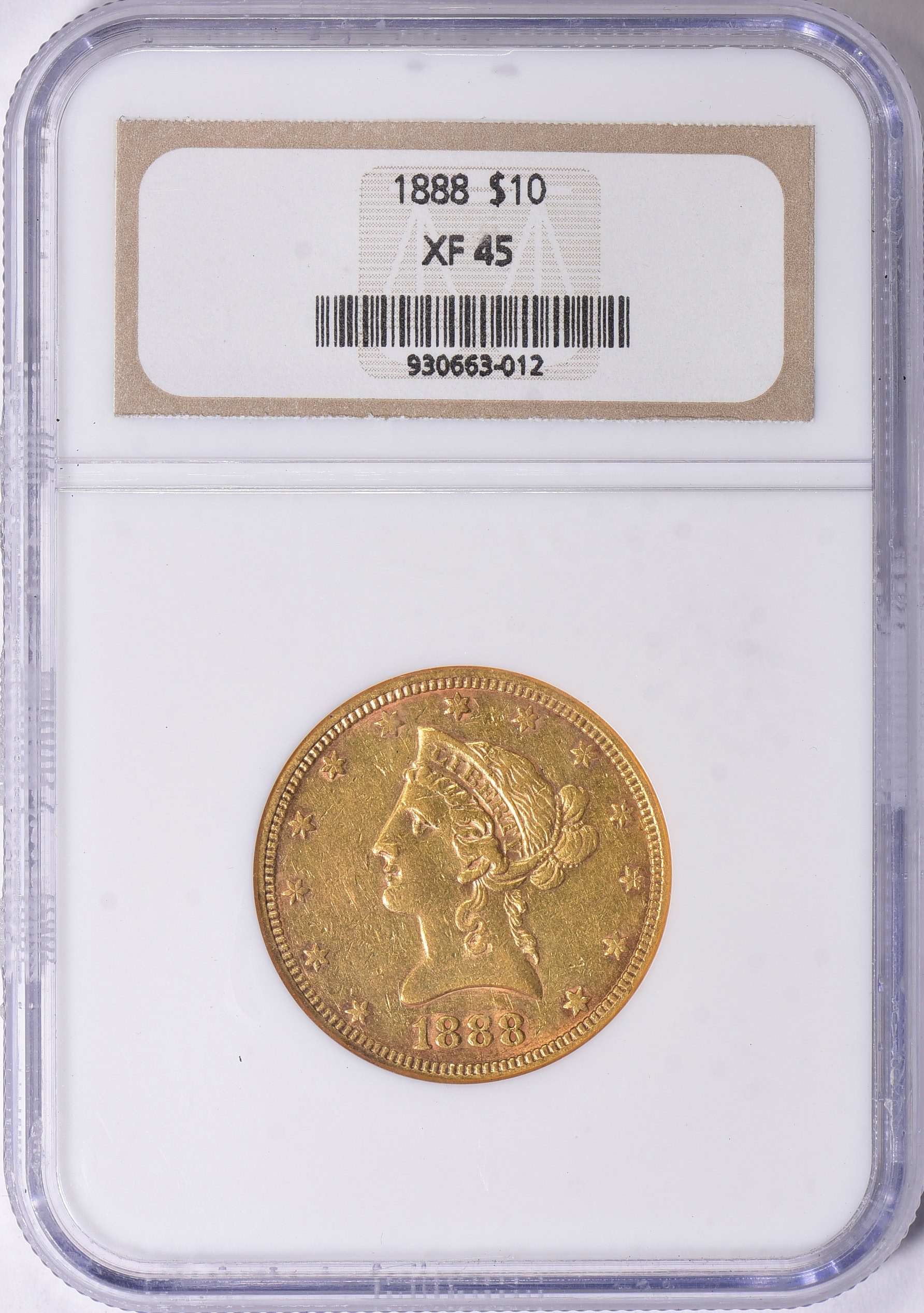 1888 Liberty Gold Eagle NGC XF-45 (Item 1763453) | GreatCollections Coin Auctions
