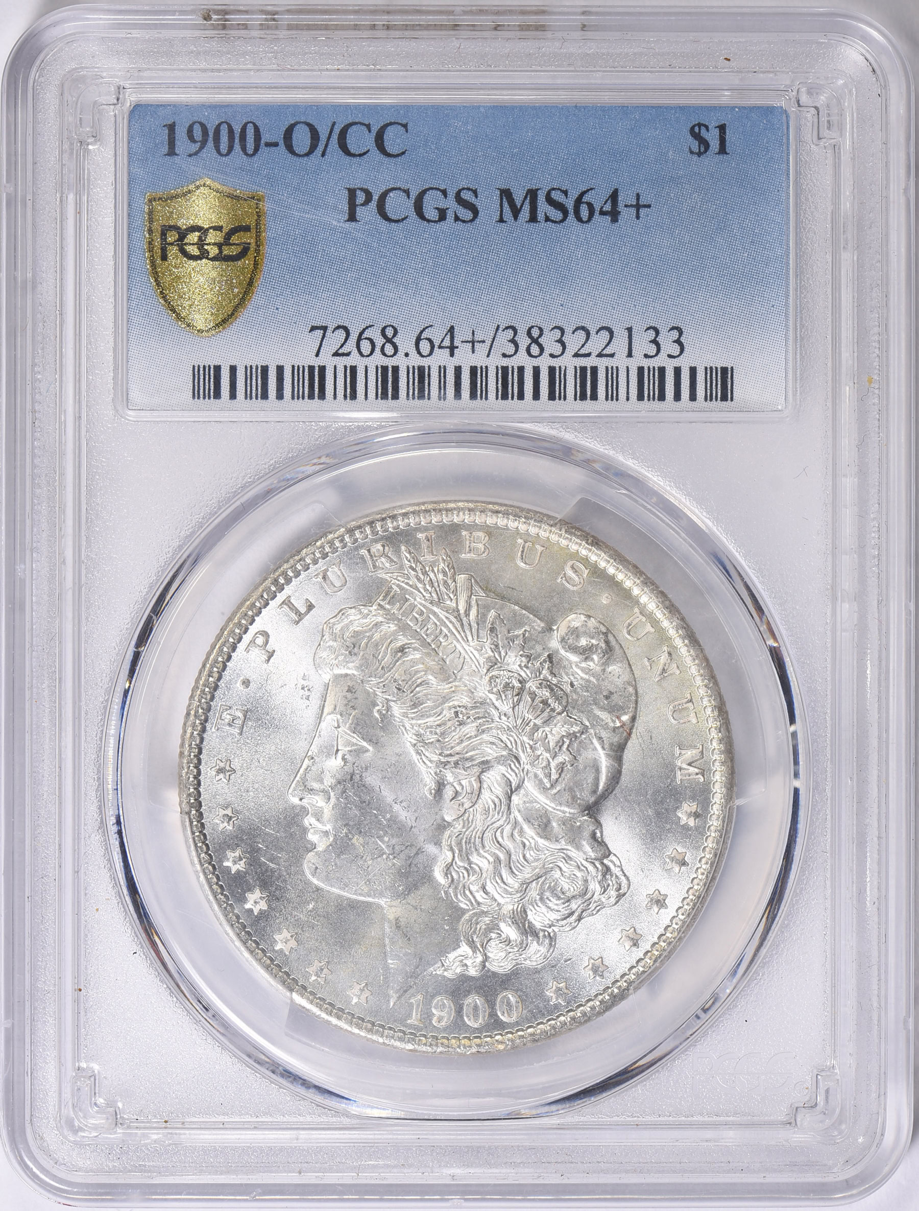 1900-O/CC Morgan Silver Dollar PCGS MS-64+ (Item 1764151) | GreatCollections Coin Auctions