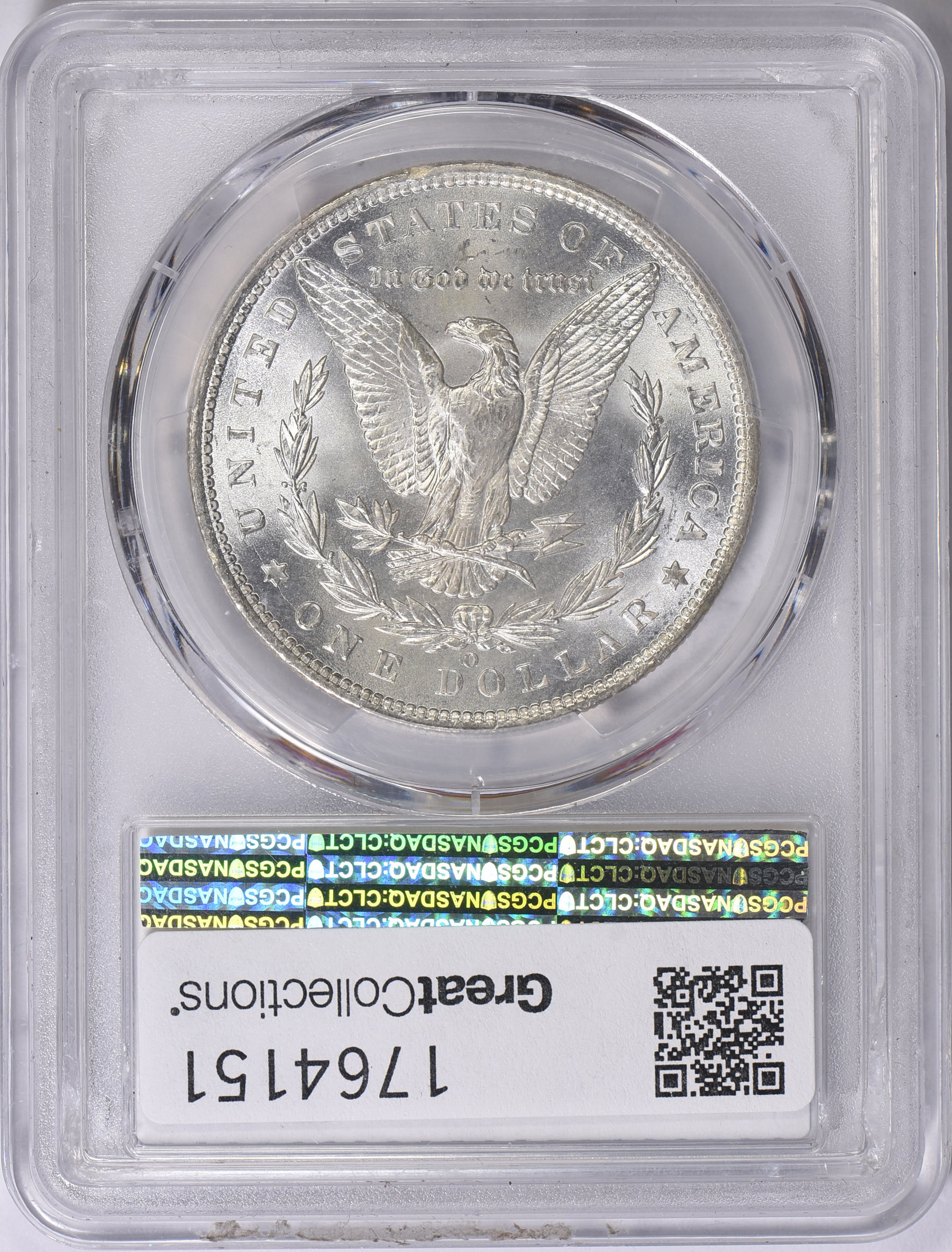 1900-O/CC Morgan Silver Dollar PCGS MS-64+ (Item 1764151) | GreatCollections Coin Auctions