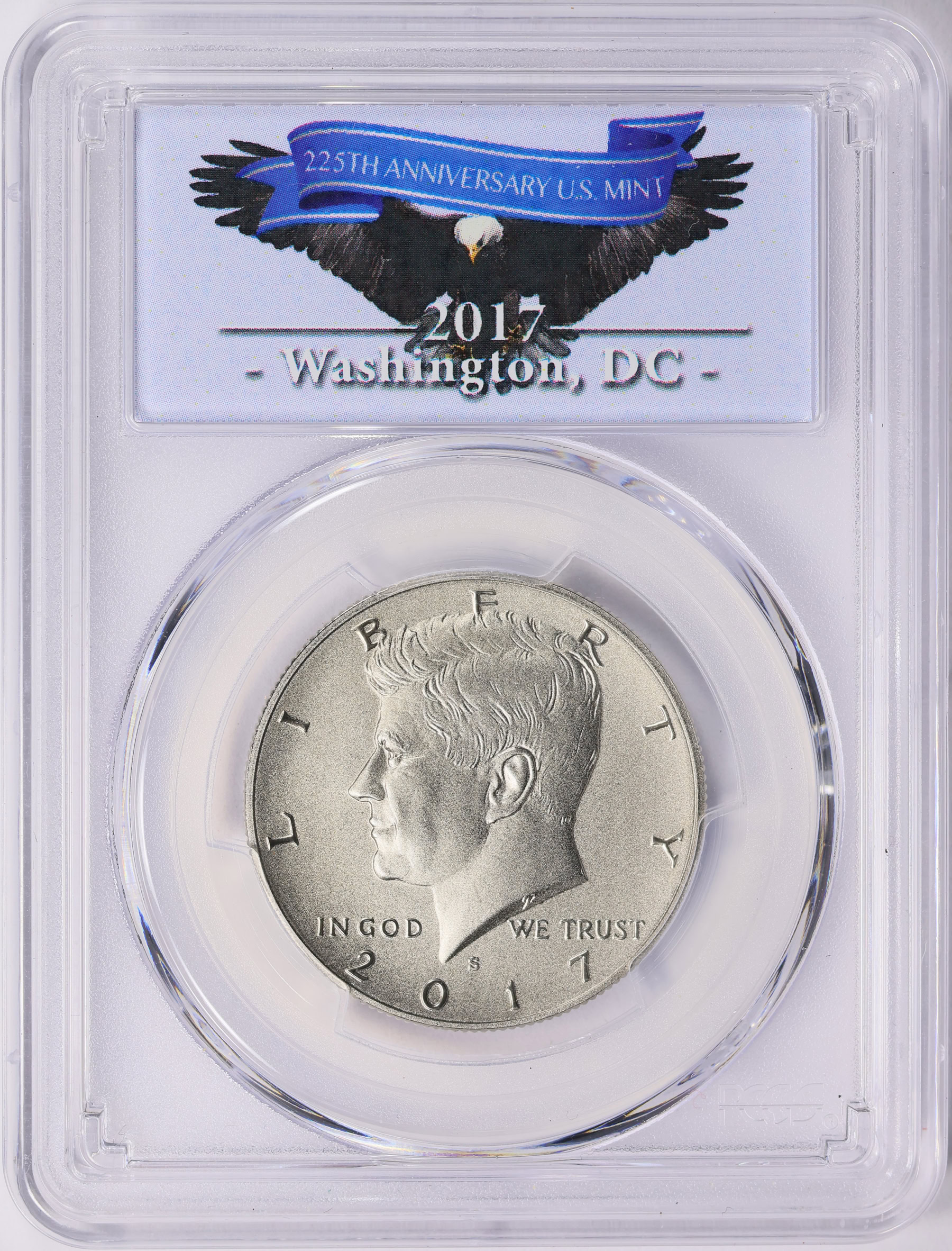 2017-S Kennedy Half Dollar (From the Enhanced Uncirculated Set) First Day of Issue Washington DC ...