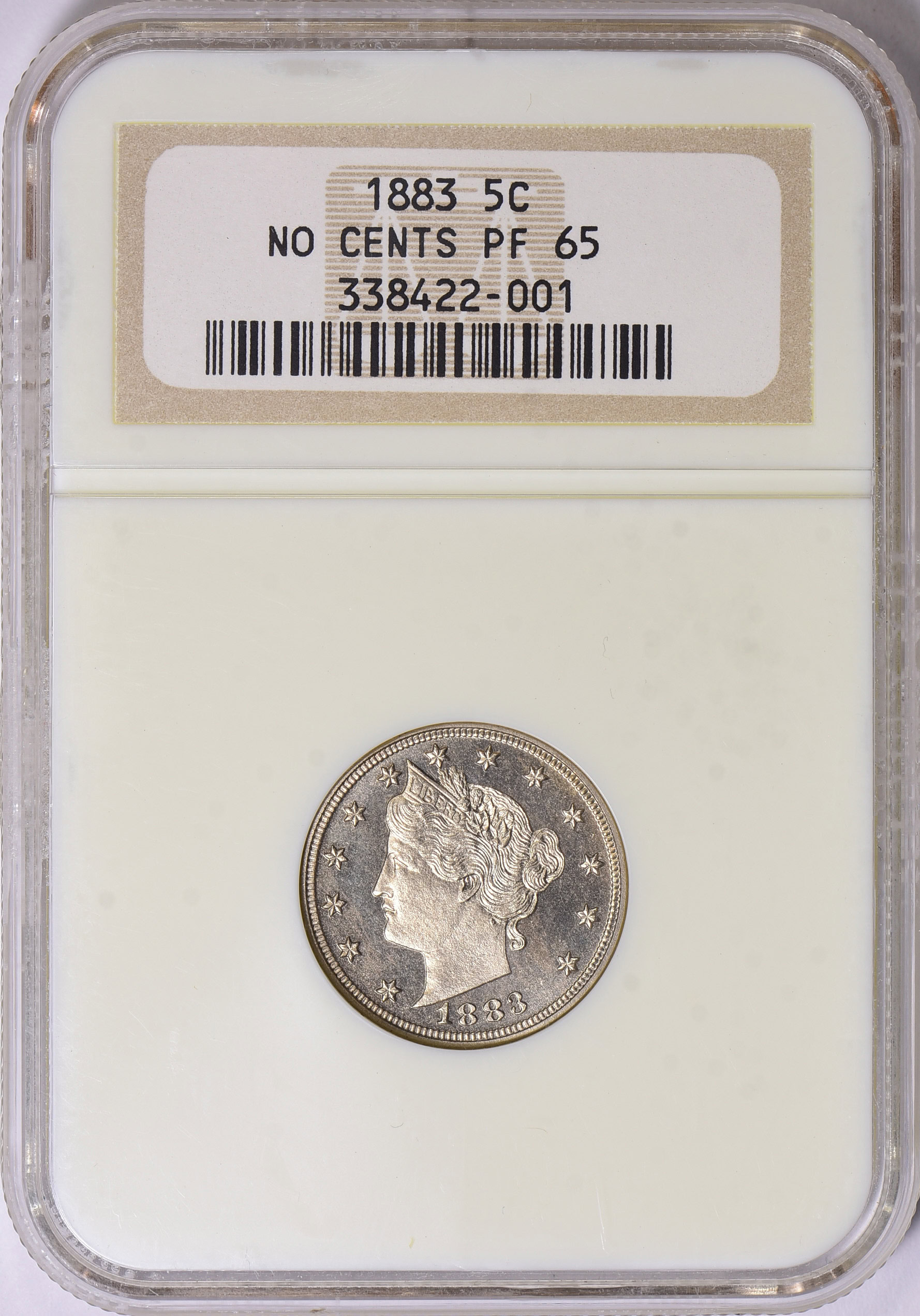 1883 Liberty Nickel No CENTS NGC Proof-65 (Item 1764216 ...