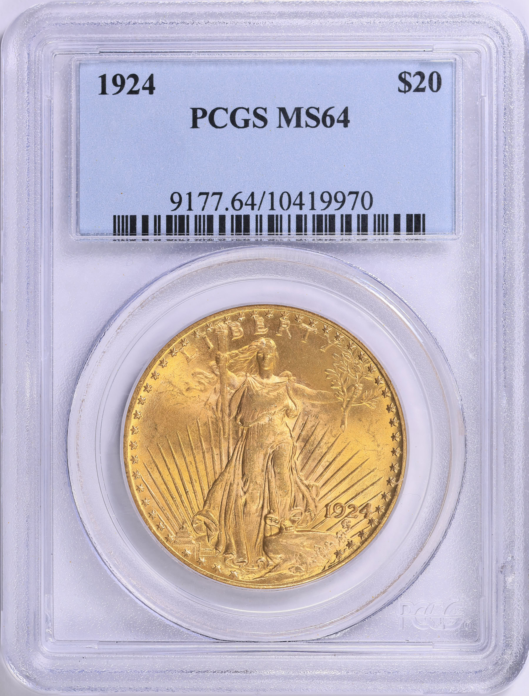 1924 Saint-Gaudens Gold Double Eagle PCGS MS-64 (Item 1764453) | GreatCollections Coin Auctions