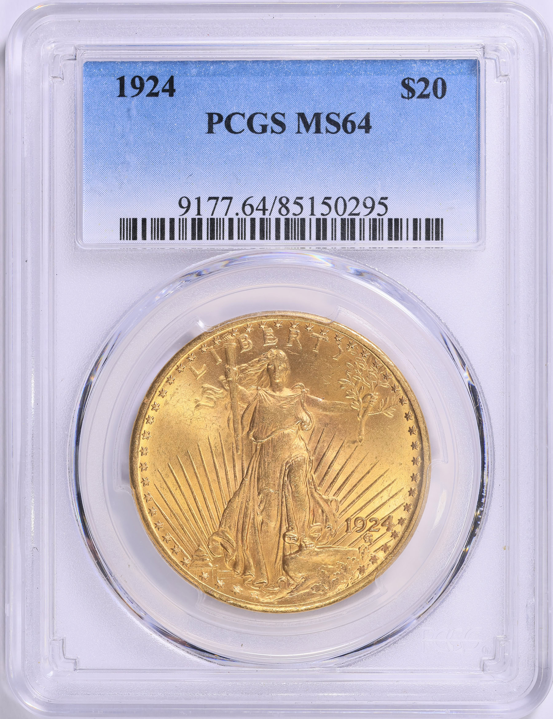 1924 Saint-Gaudens Gold Double Eagle PCGS MS-64 (Item 1764454) | GreatCollections Coin Auctions