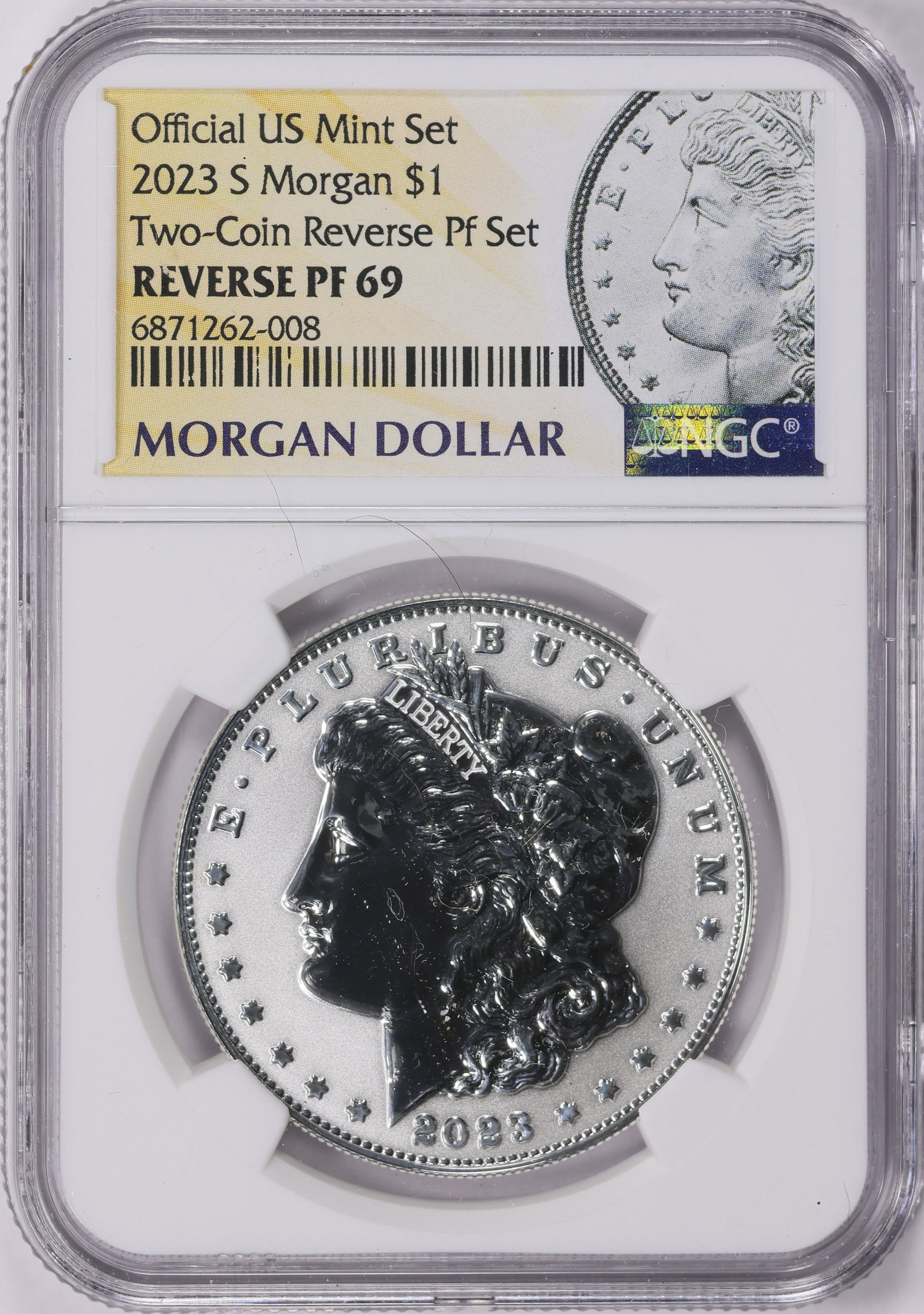 2023-S Morgan Silver Dollar Reverse Proof NGC Proof-69 | NGC Cert ...