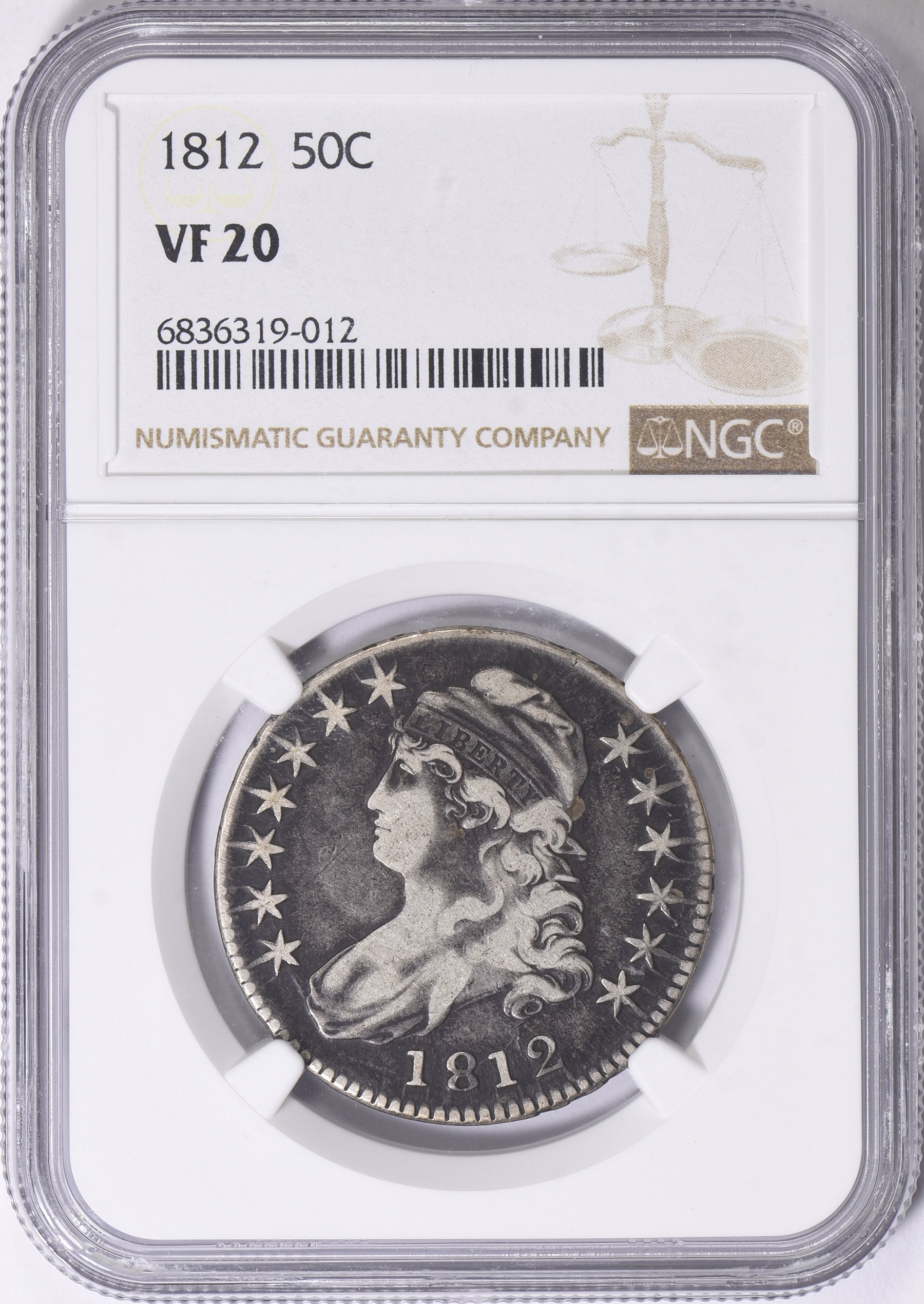 1812 Capped Bust Half Dollar NGC VF-20 (Item 1765203 ...