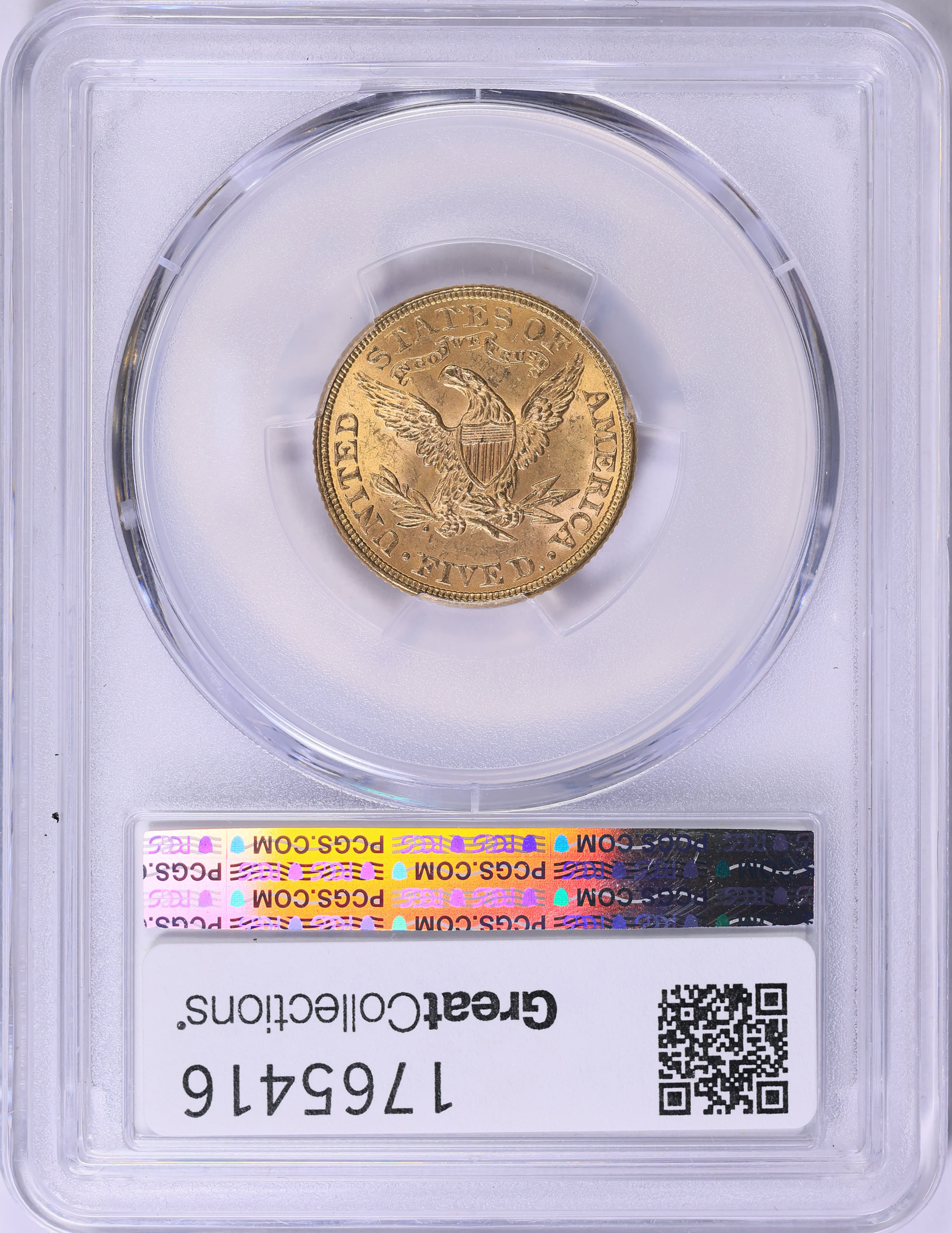 1900 Liberty Gold Half Eagle PCGS MS-64 (CAC Green) (Item 1765416) | GreatCollections Coin Auctions