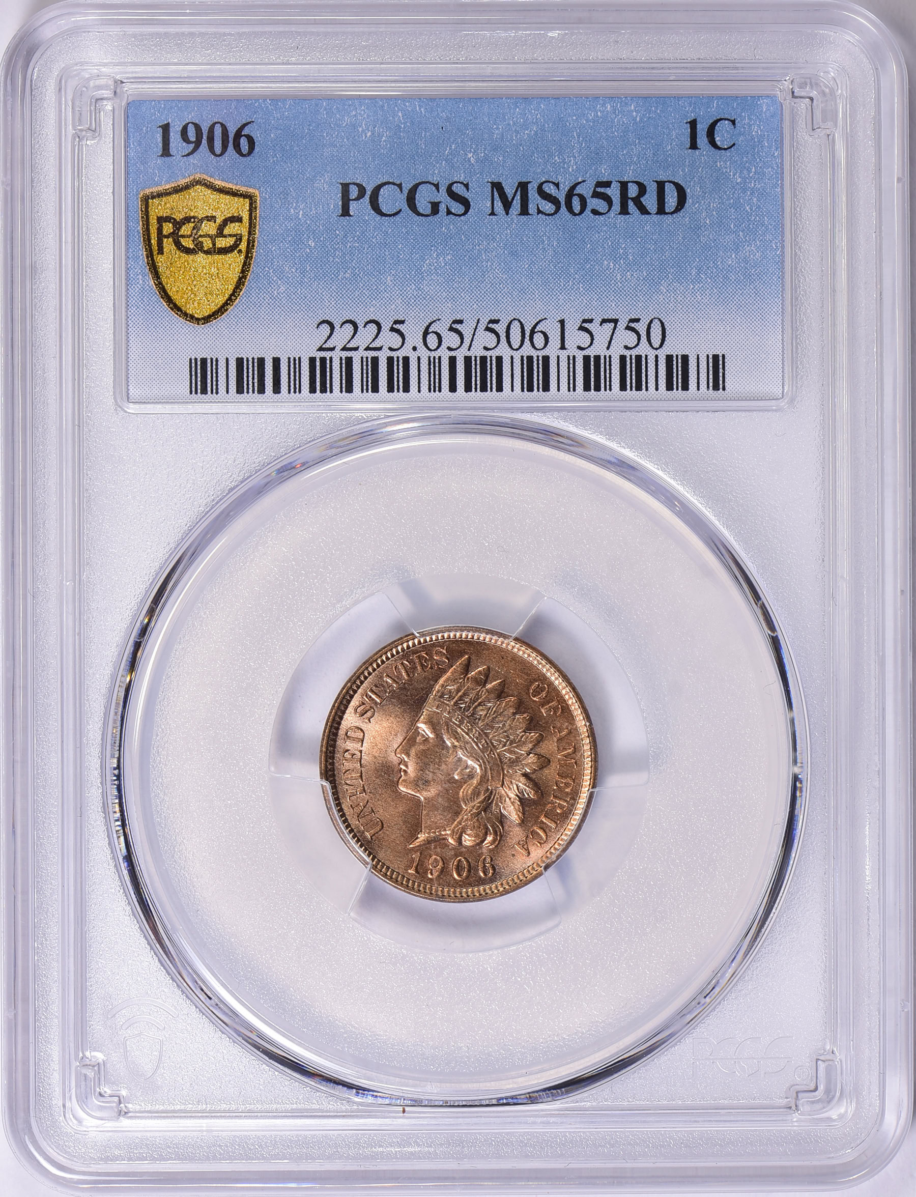 1906 Indian Cent PCGS MS-65 RD (Item 1766297) | GreatCollections Coin Auctions