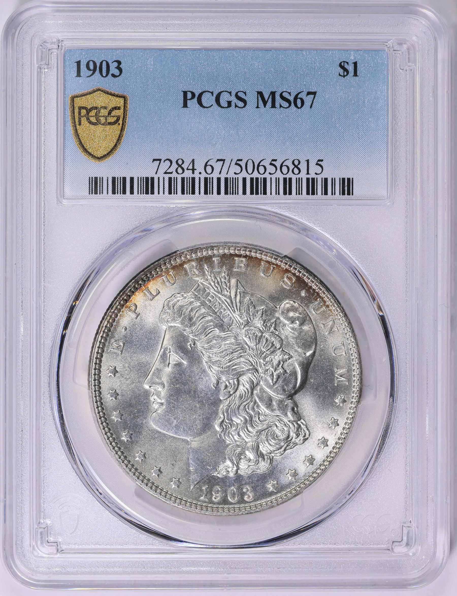 1903 Morgan Silver Dollar PCGS MS-67 (Toned) (Item 1766343 ...