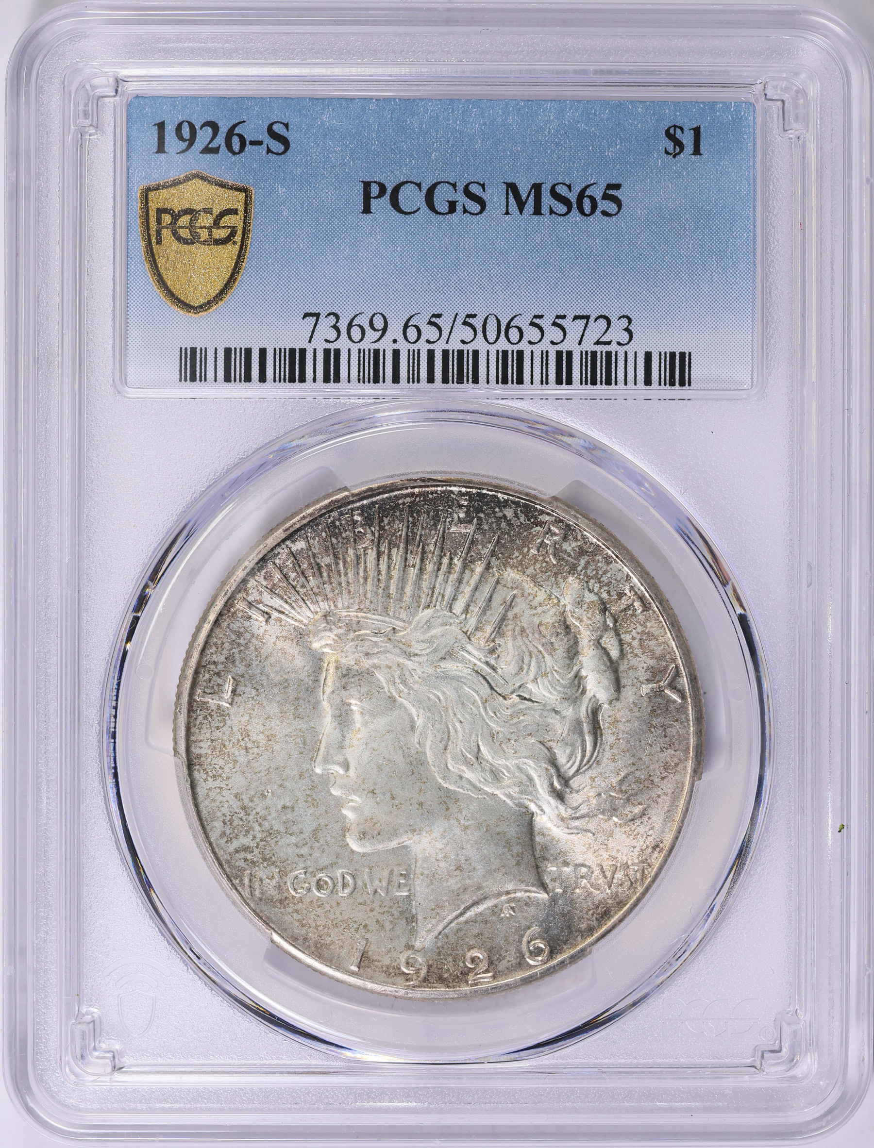 1926-S Peace Silver Dollar PCGS MS-65 (Toned) (Item 1766344 ...