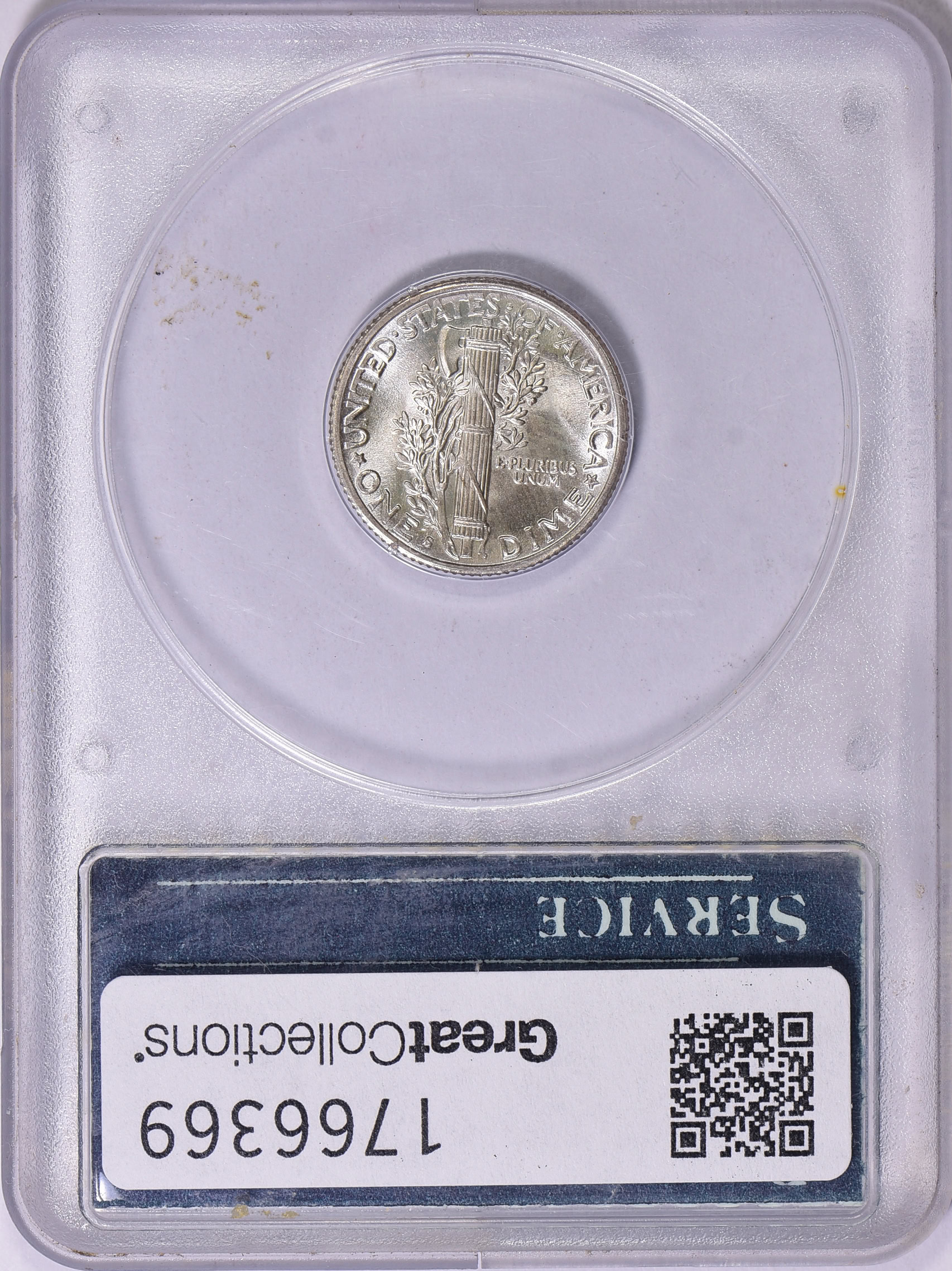 1941-S Mercury Dime PCGS MS-64 (CAC Green) OGH (1st Gen) (Item 1766369) | GreatCollections Coin ...
