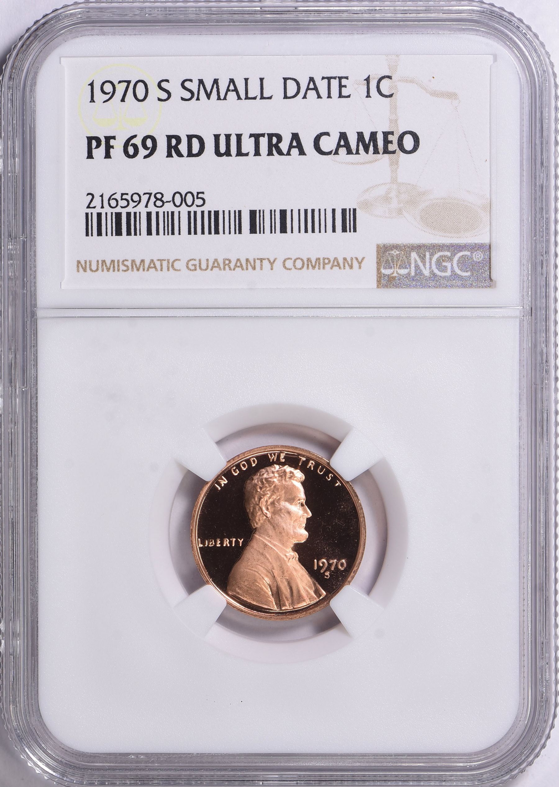 1970-S Lincoln Cent Small Date NGC Proof-69 UC (Item 1766552 ...