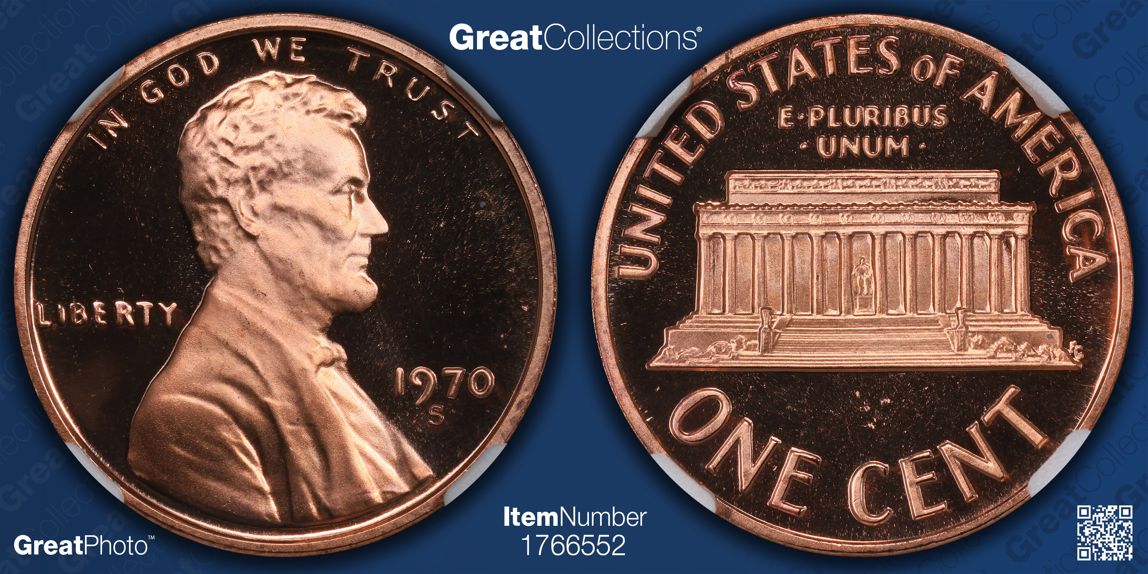 1970-S Lincoln Cent Small Date NGC Proof-69 UC (Item 1766552 ...
