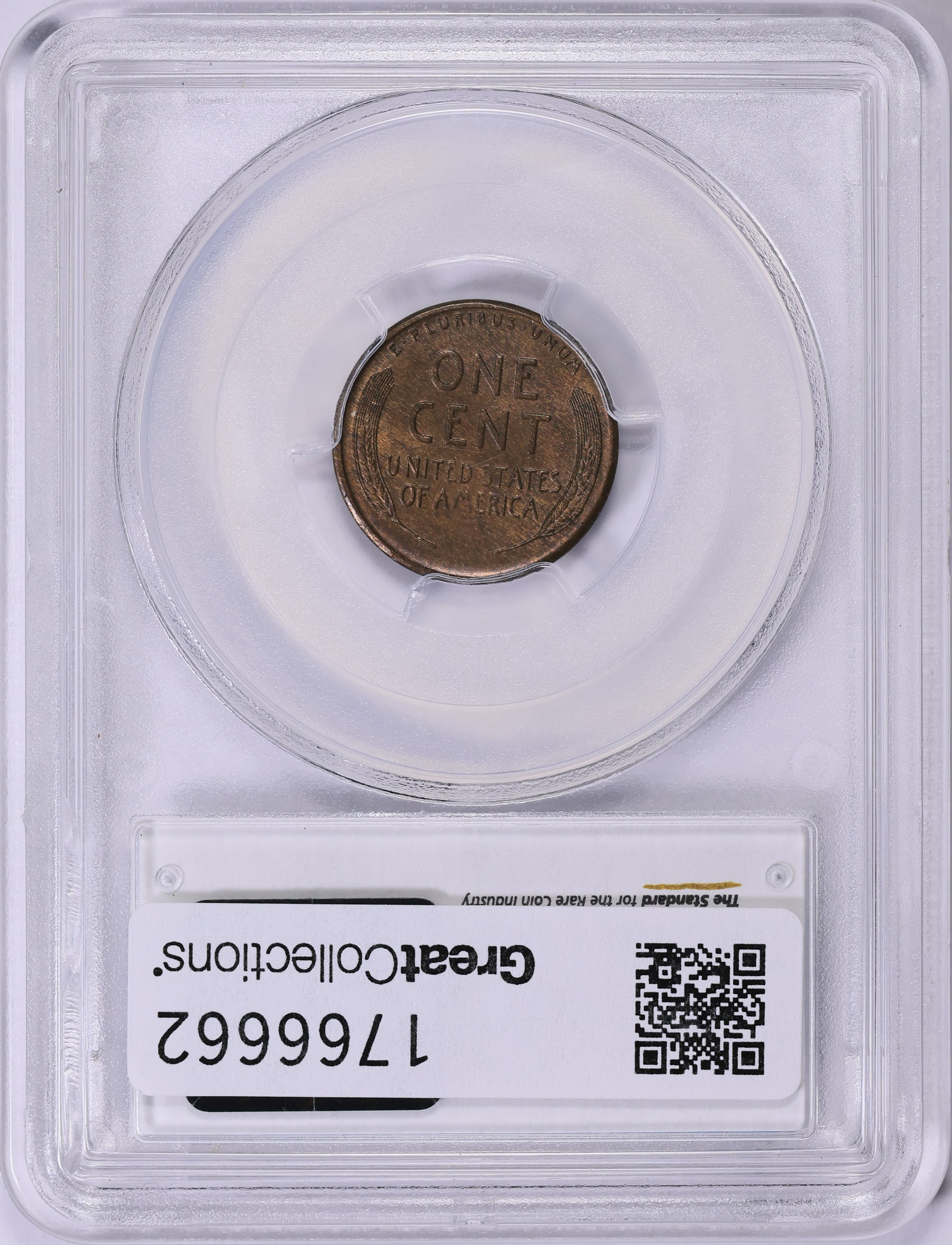 1923-S Lincoln Cent PCGS MS-64 RB (CAC Green) (Item 1766662) | GreatCollections Coin Auctions