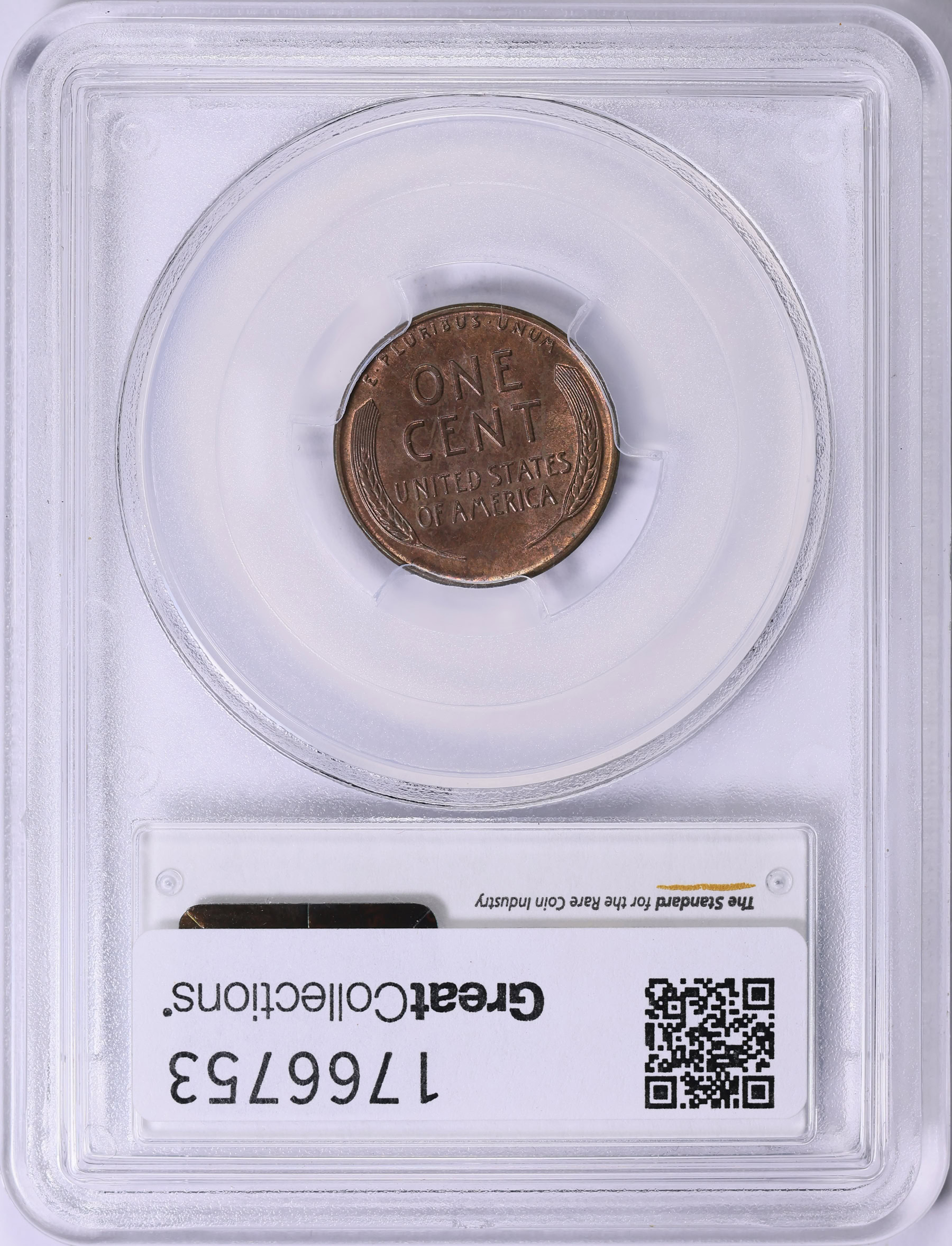 1955 Lincoln Cent Doubled Die Obverse PCGS MS-62 RB (CAC Green) (Item ...
