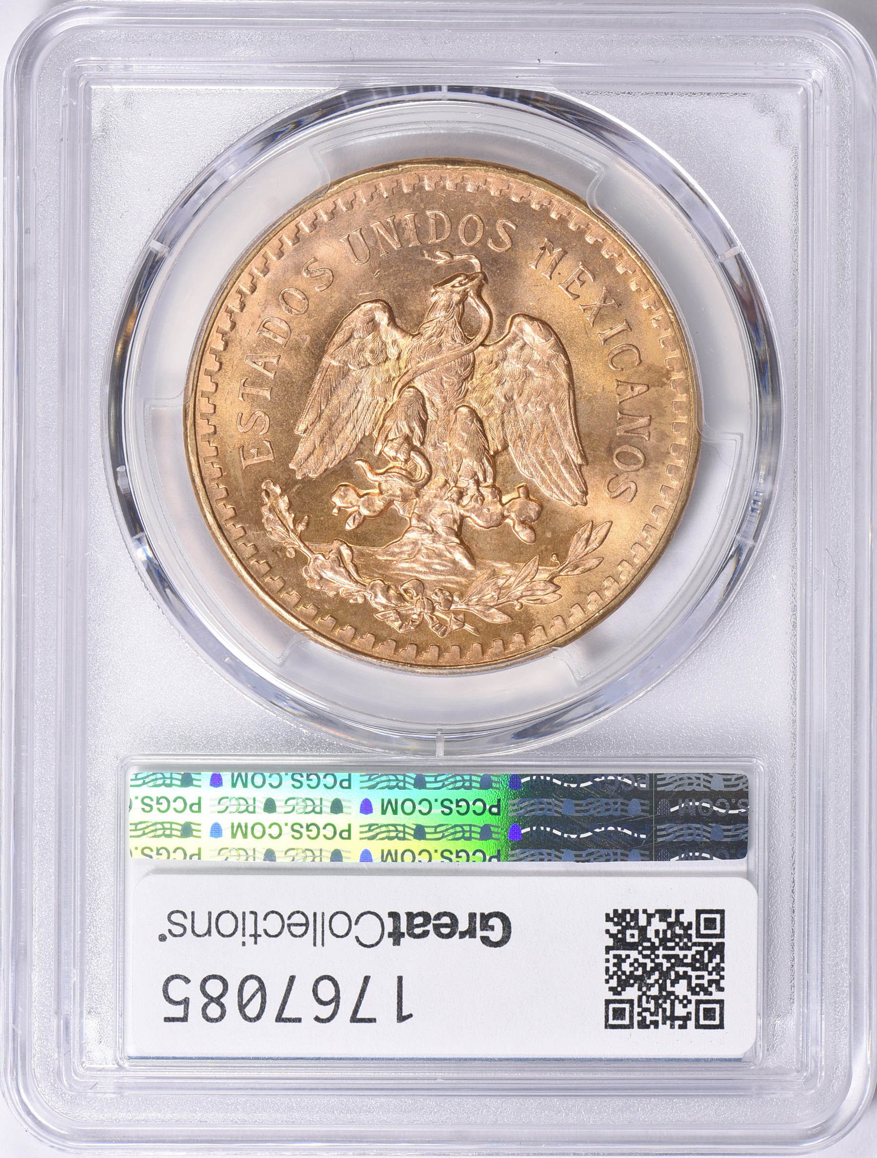 Mexico 1947 Gold 50 Pesos KM-481 PCGS MS-67 (AGW = 1.2057 oz.) (Item ...