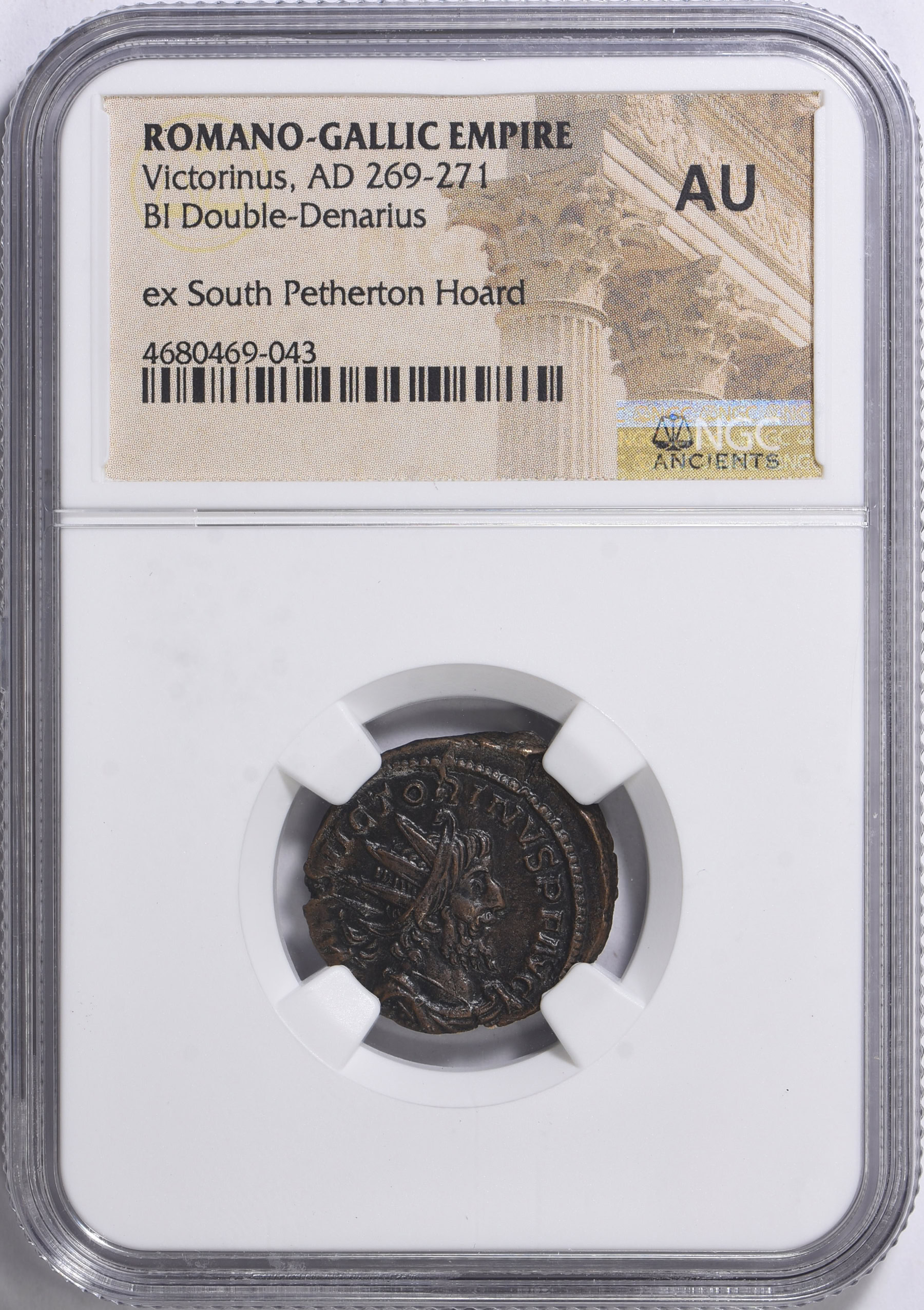 Ancient Roman Empire, Victorinus (A.D. 269-271) BI Antoninianus NGC AU ...