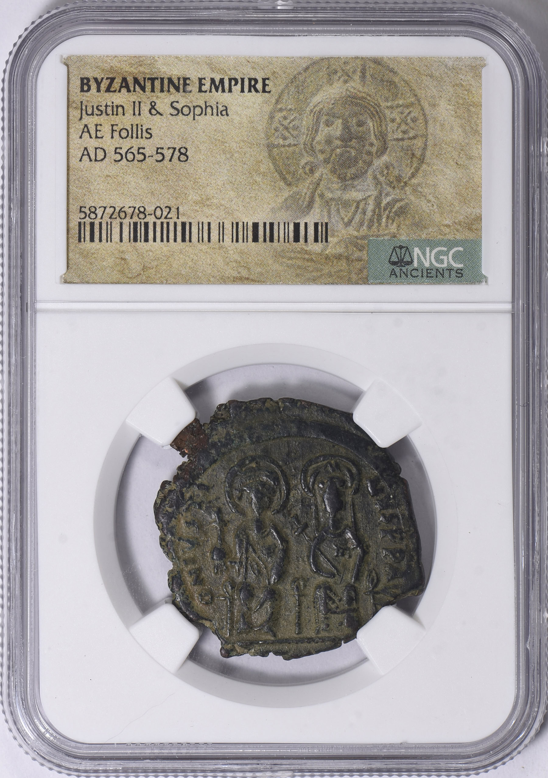 Ancient Byzantine Empire, Justin II & Sophia (A.D. 565-578) Year 8 (c.A ...