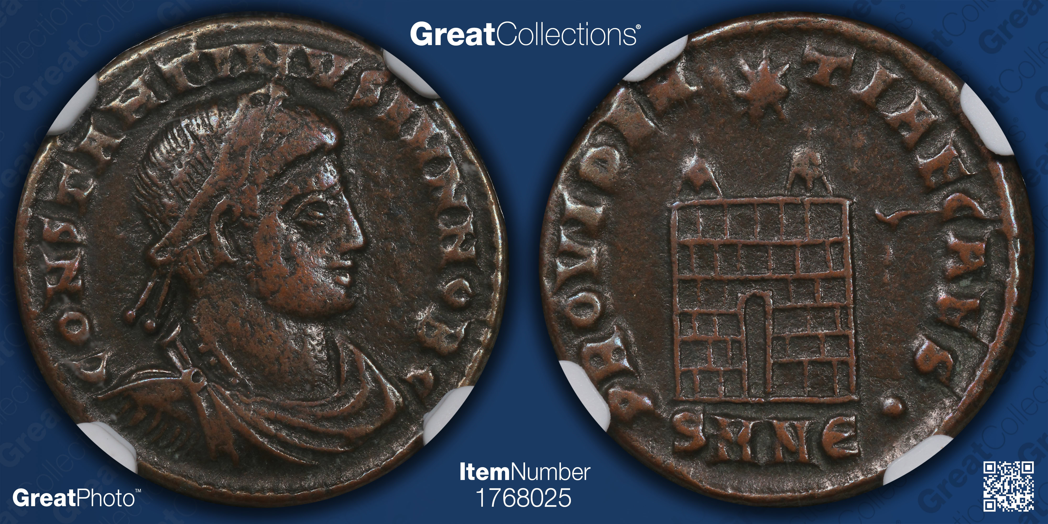 Ancient Roman Empire, Constantine II as Caesar (A.D. 316-337) A.D. 317 ...