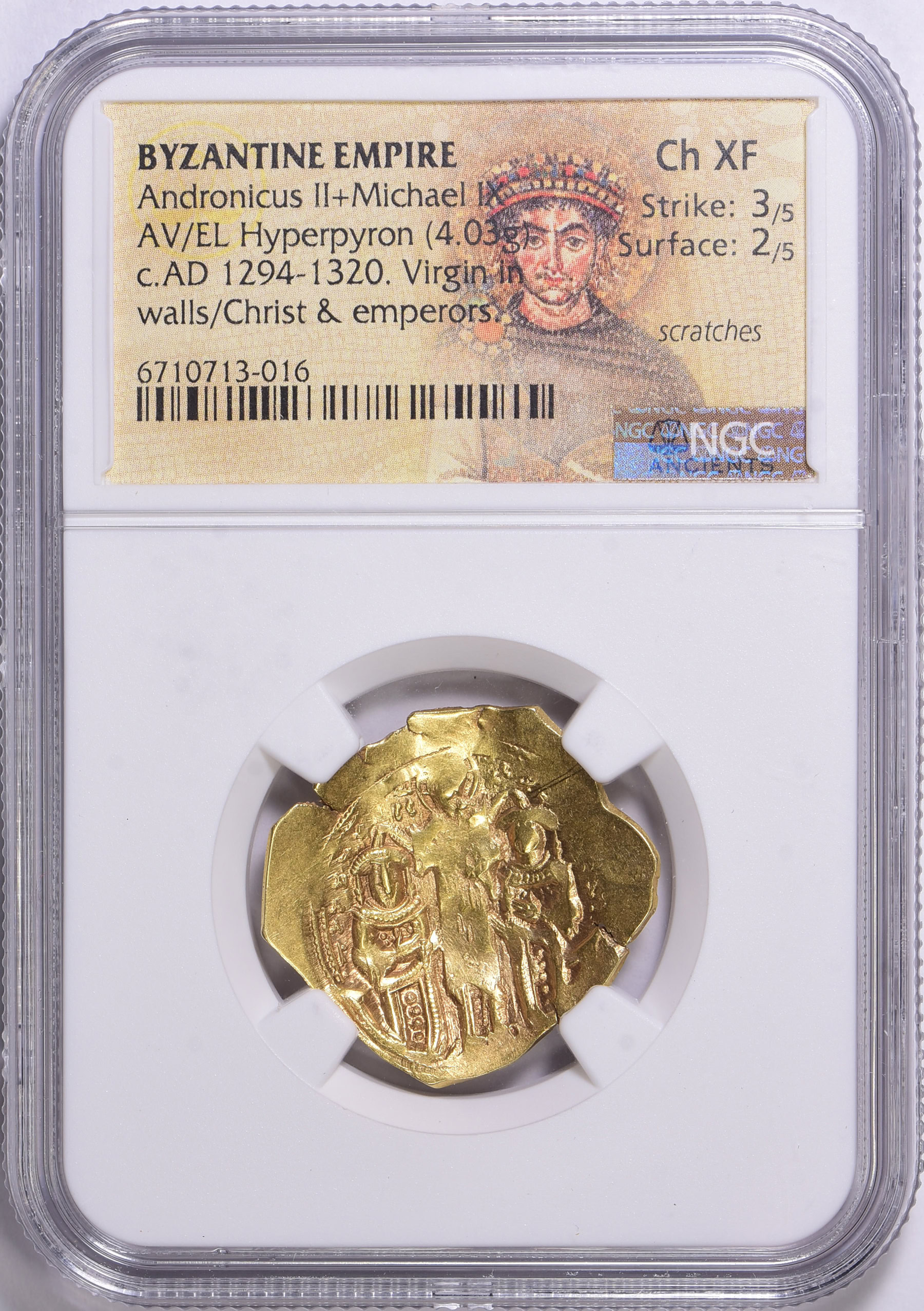 Ancient Byzantine Empire, Andronicus II and Michael IX (A.D. 1282-1328 ...