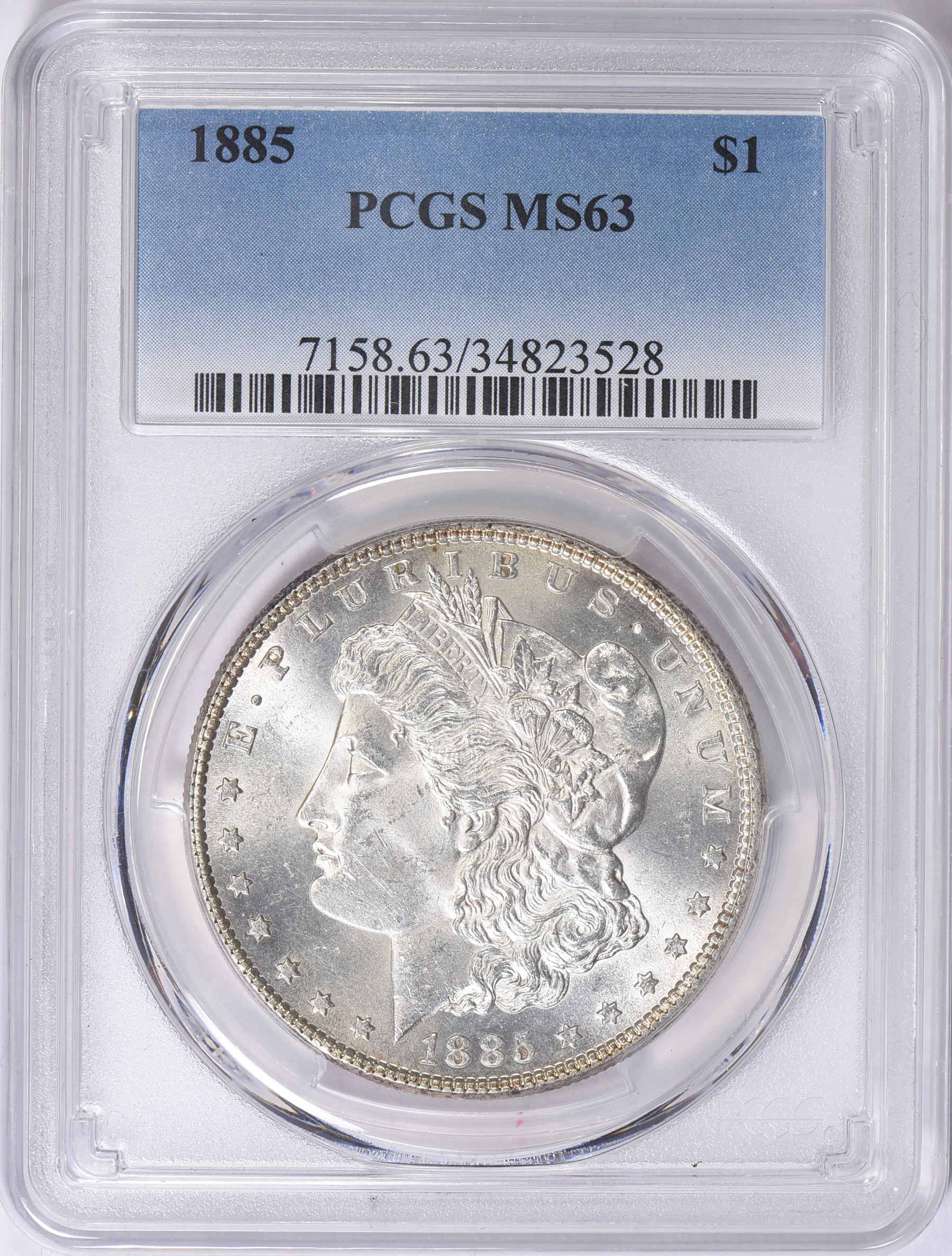 1885 Morgan Silver Dollar PCGS MS-63 (Item 1768135) | GreatCollections Coin Auctions