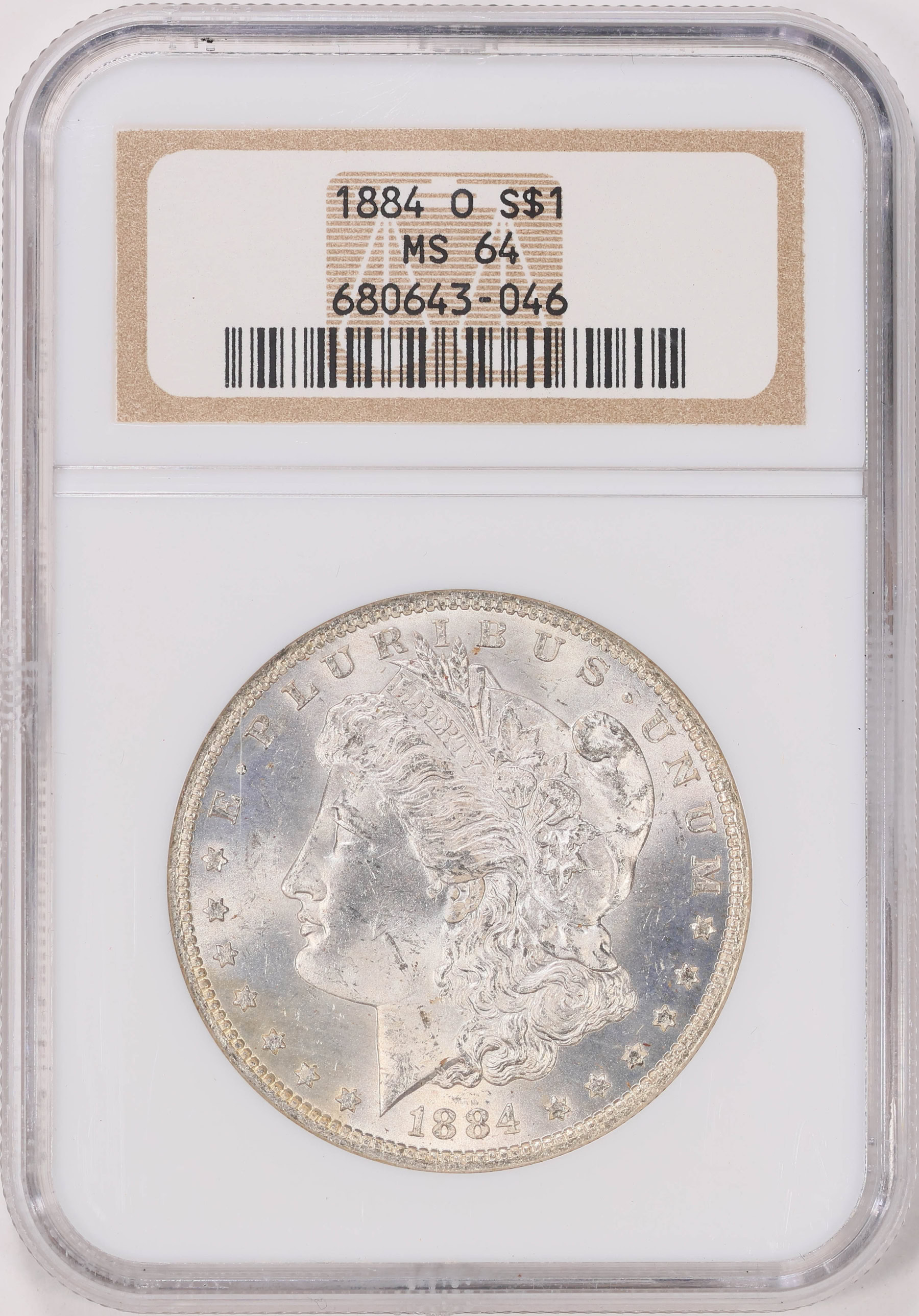 1884-O Morgan Silver Dollar NGC MS-64 (Item 1768201) | GreatCollections Coin Auctions