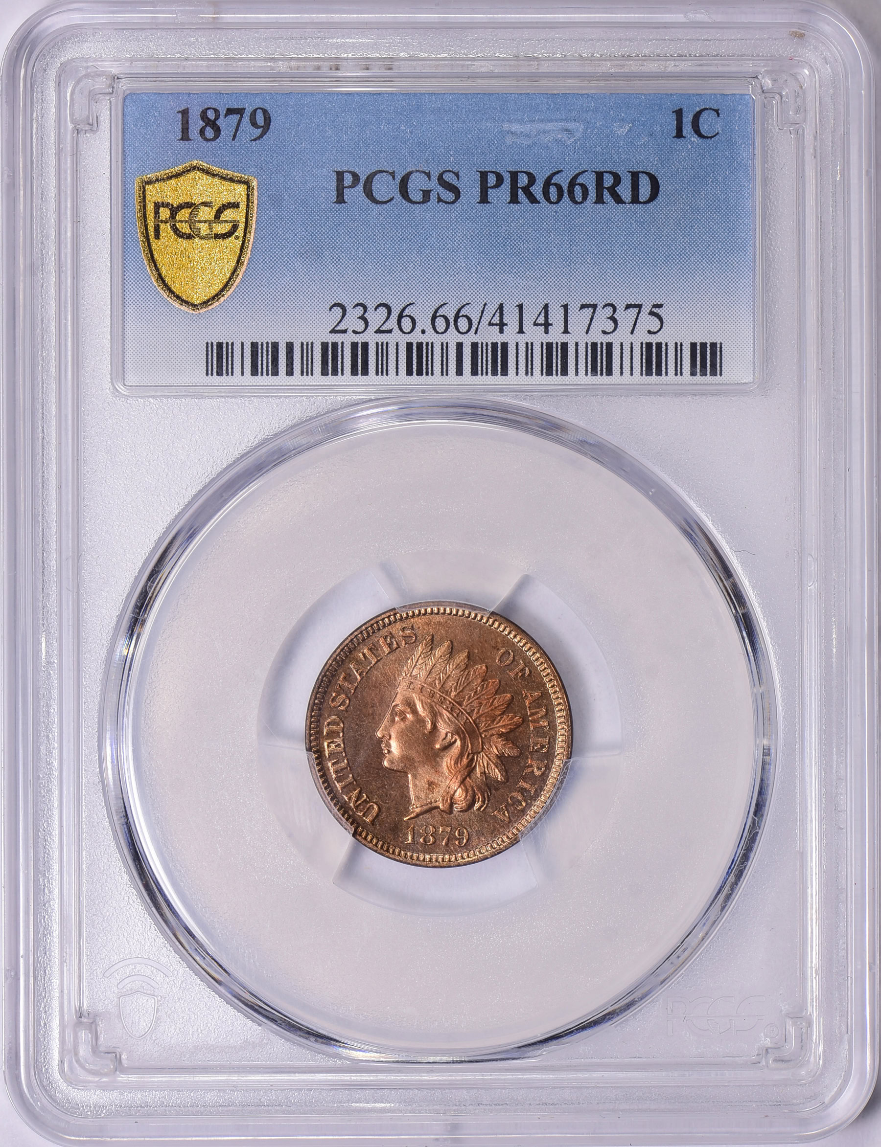 1879 Indian Cent PCGS Proof-66 RD (Item 1768247) | GreatCollections Coin Auctions