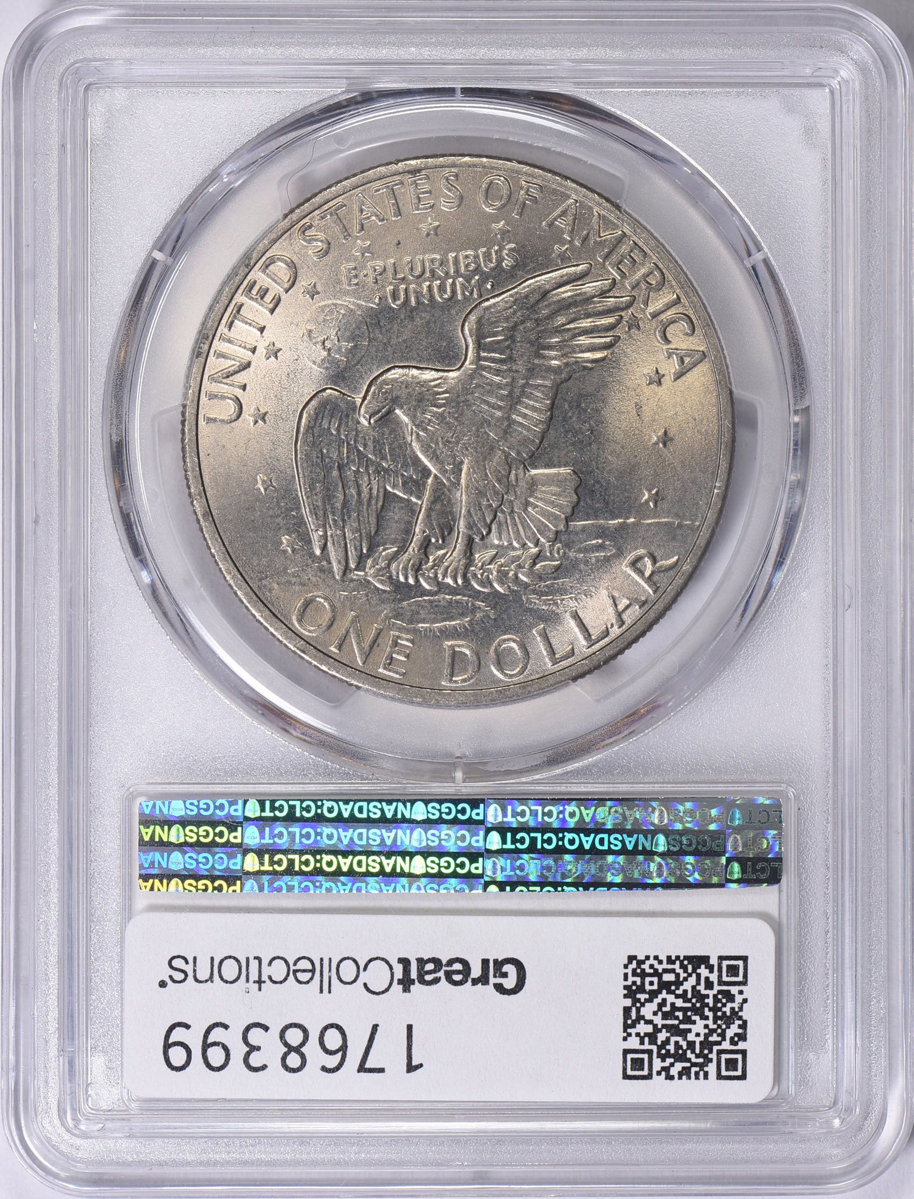 1971-D Eisenhower Dollar Friendly Eagle FS-901 Type 1 Reverse RDV-006 ...