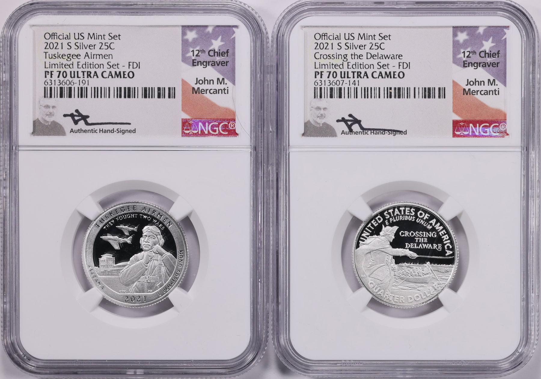 2021-S America the Beautiful Quarter Tuskegee Airmen NP and Crossing ...
