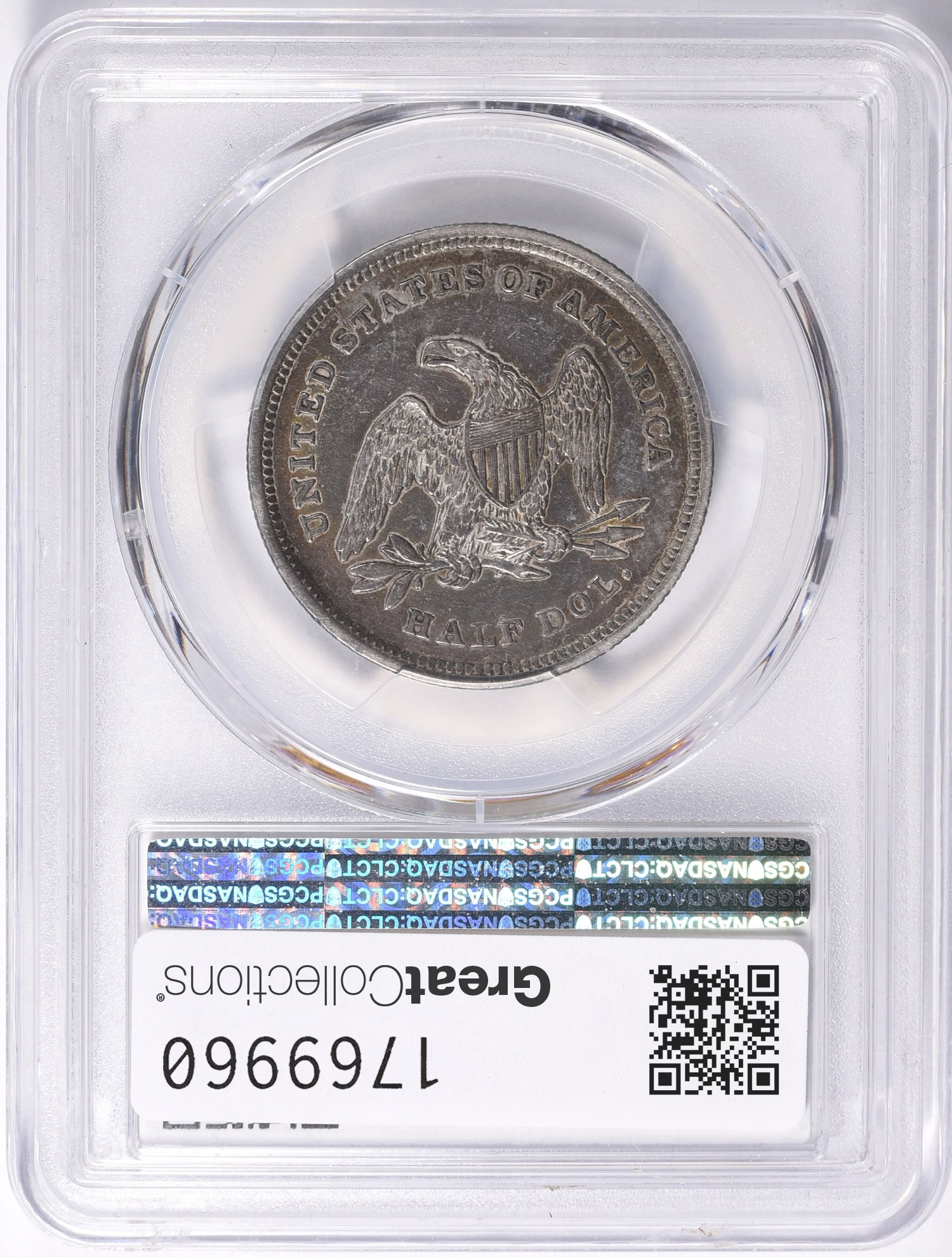 1839 Seated Liberty Half Dollar No Drapery PCGS XF-40 (Item 1769960) | GreatCollections Coin ...