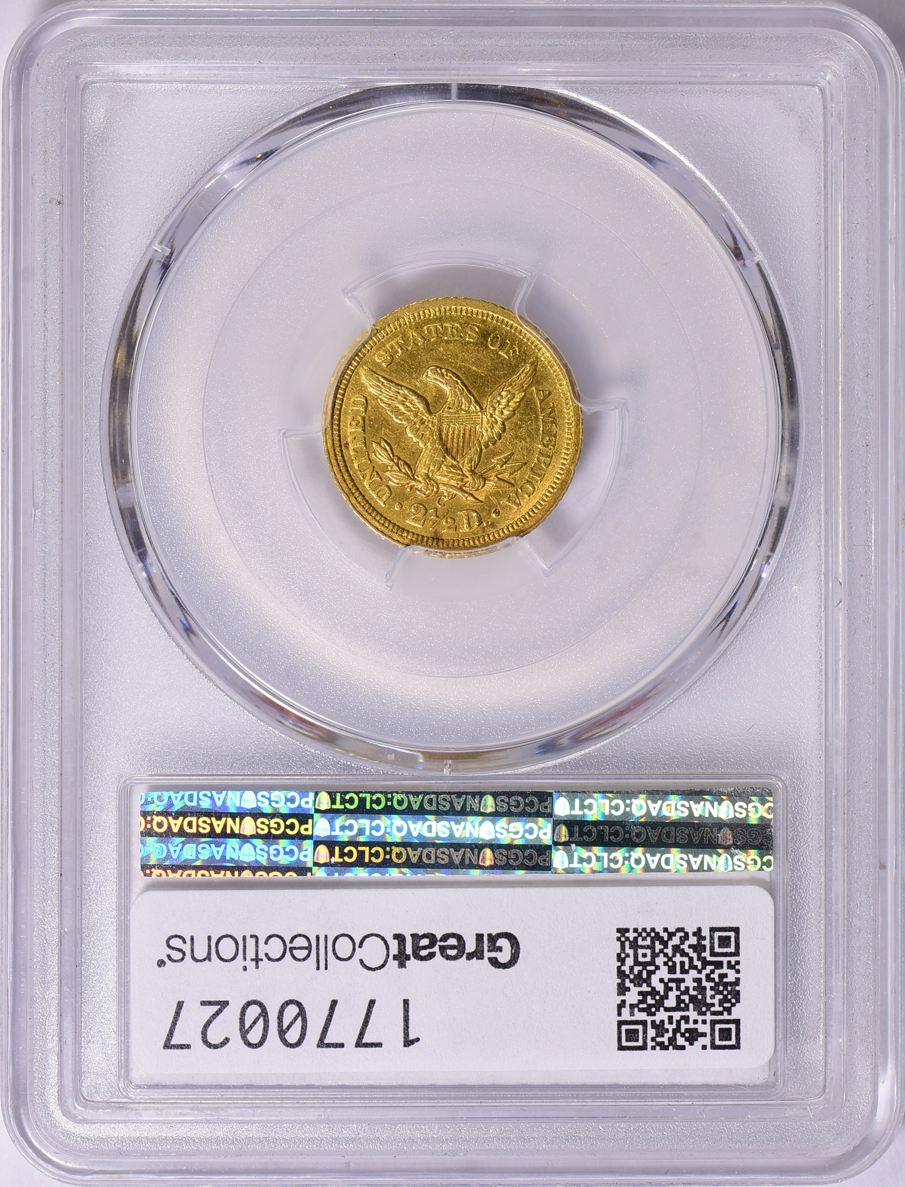 1840-C Liberty Gold Quarter Eagle PCGS AU-58 (Item 1770027 ...