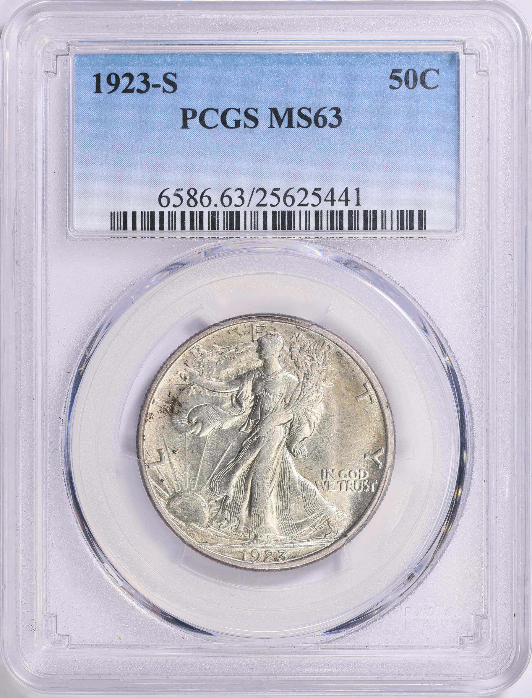 1923-S Walking Liberty Half Dollar PCGS MS-63 (Item 1770308) | GreatCollections Coin Auctions