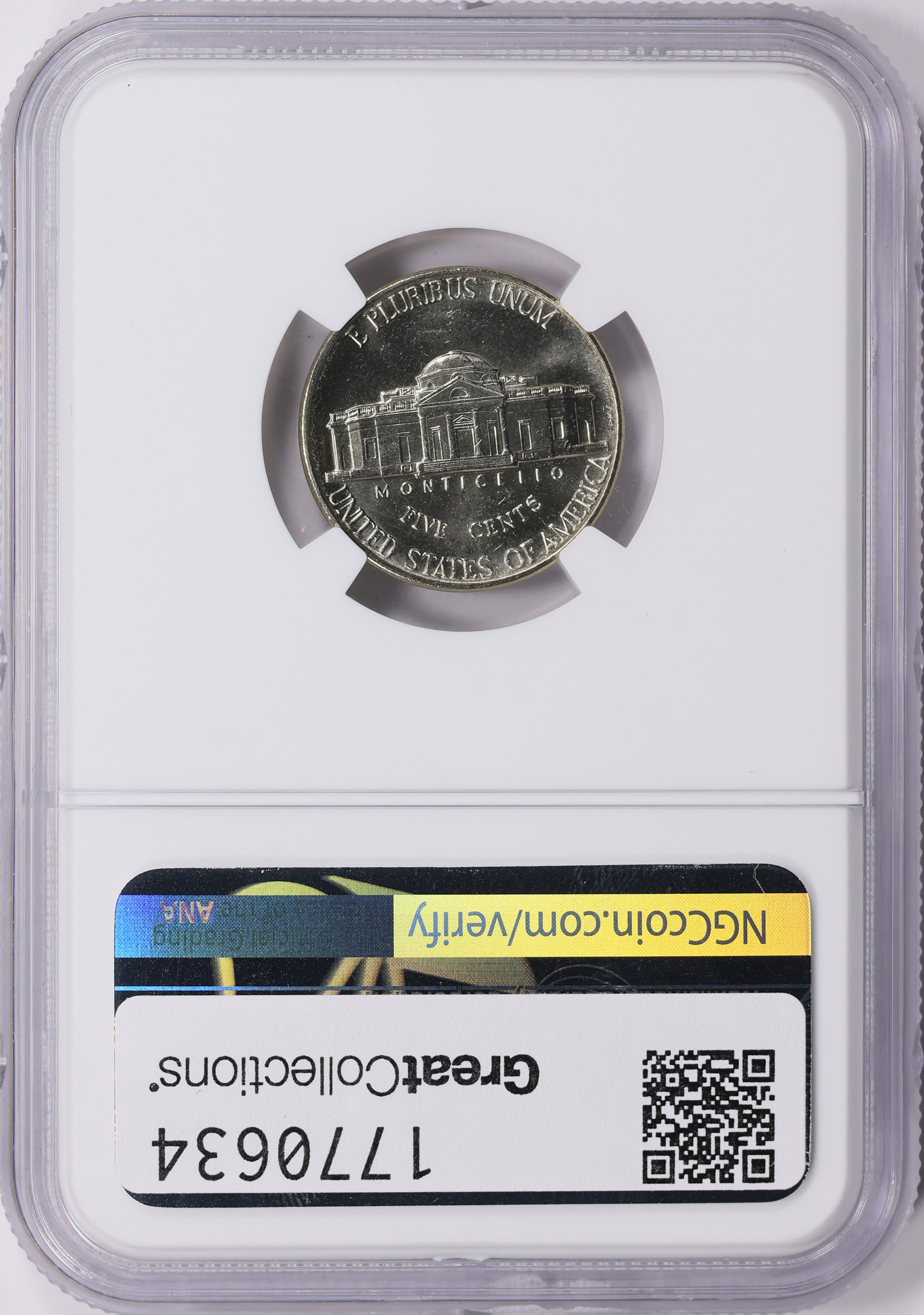 1992-P Jefferson Nickel NGC MS-66 6FS (Item 1770634) | GreatCollections ...