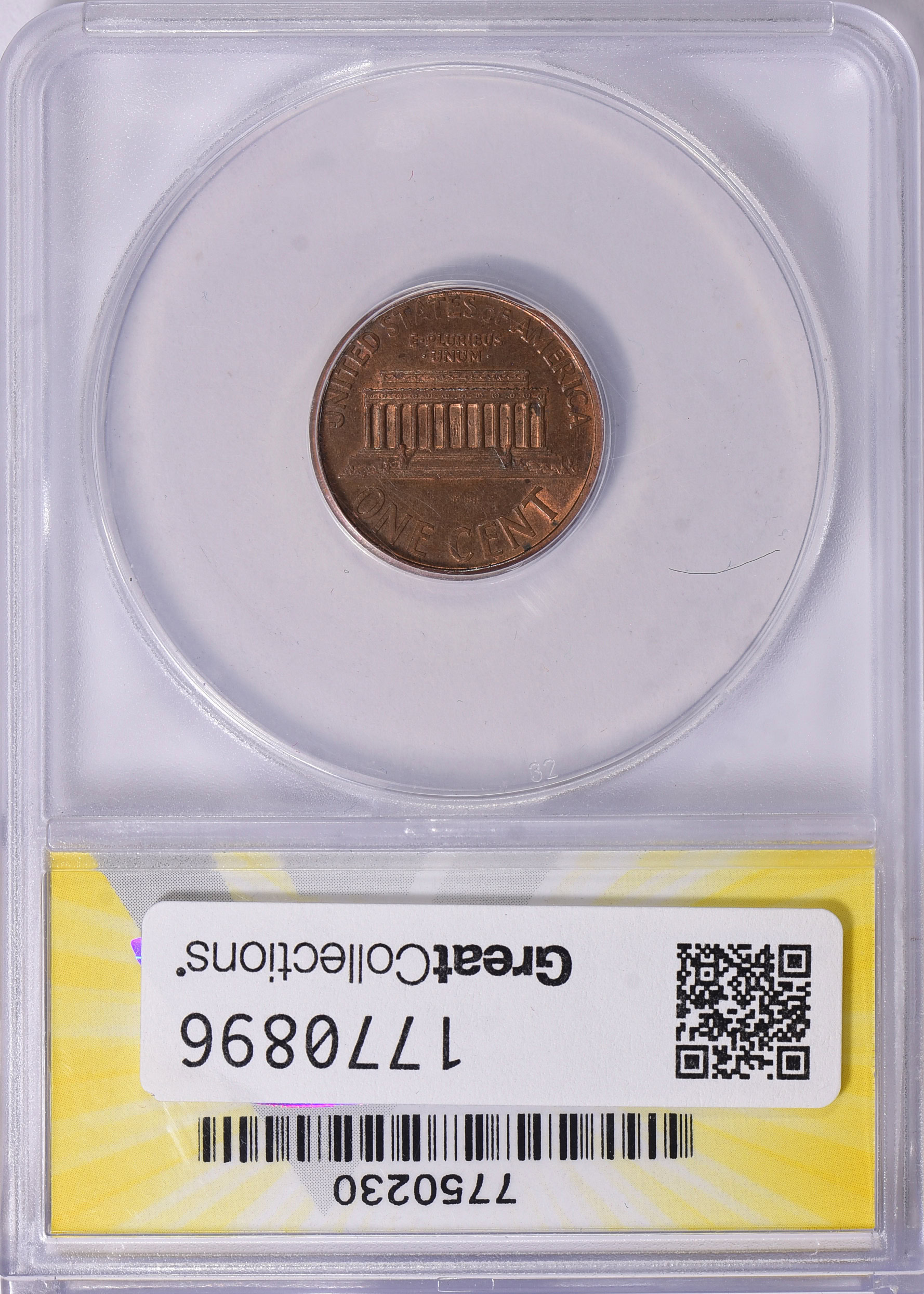 1992-D Lincoln Cent Close AM FS-901 RDV-007 ANACS AU-50 BN (Item ...