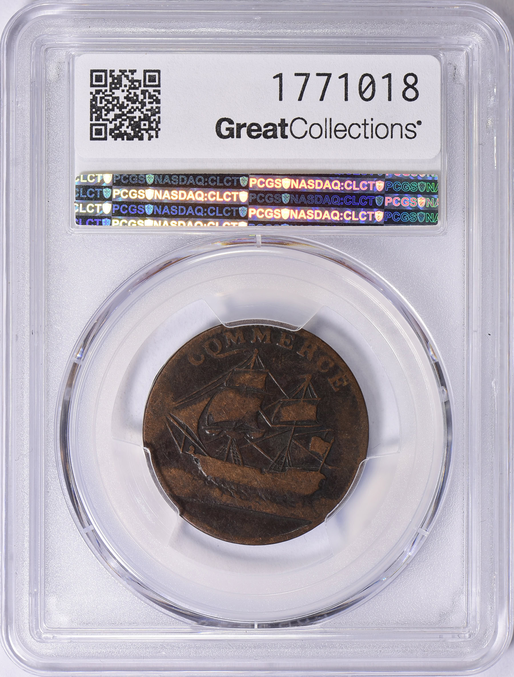 1781 North American Token PCGS VG-10 BN (Item 1771018 ...