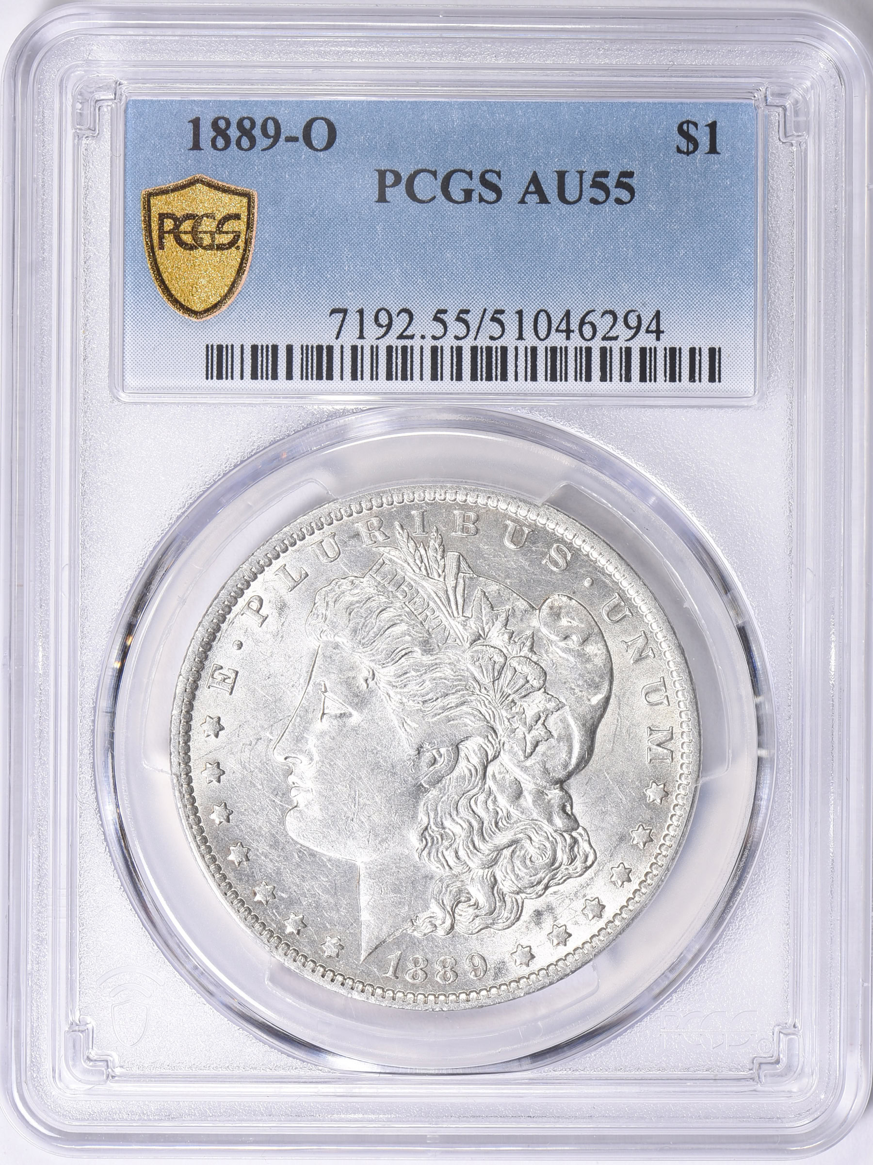 1889-O Morgan Silver Dollar PCGS AU-55 (Item 1771089) | GreatCollections Coin Auctions