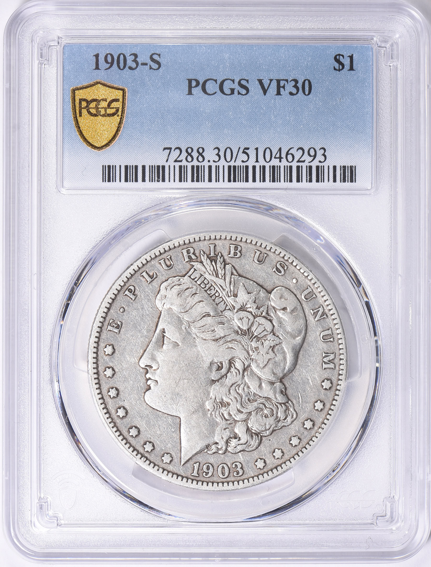 1903-S Morgan Silver Dollar PCGS VF-30 (Item 1771097) | GreatCollections Coin Auctions