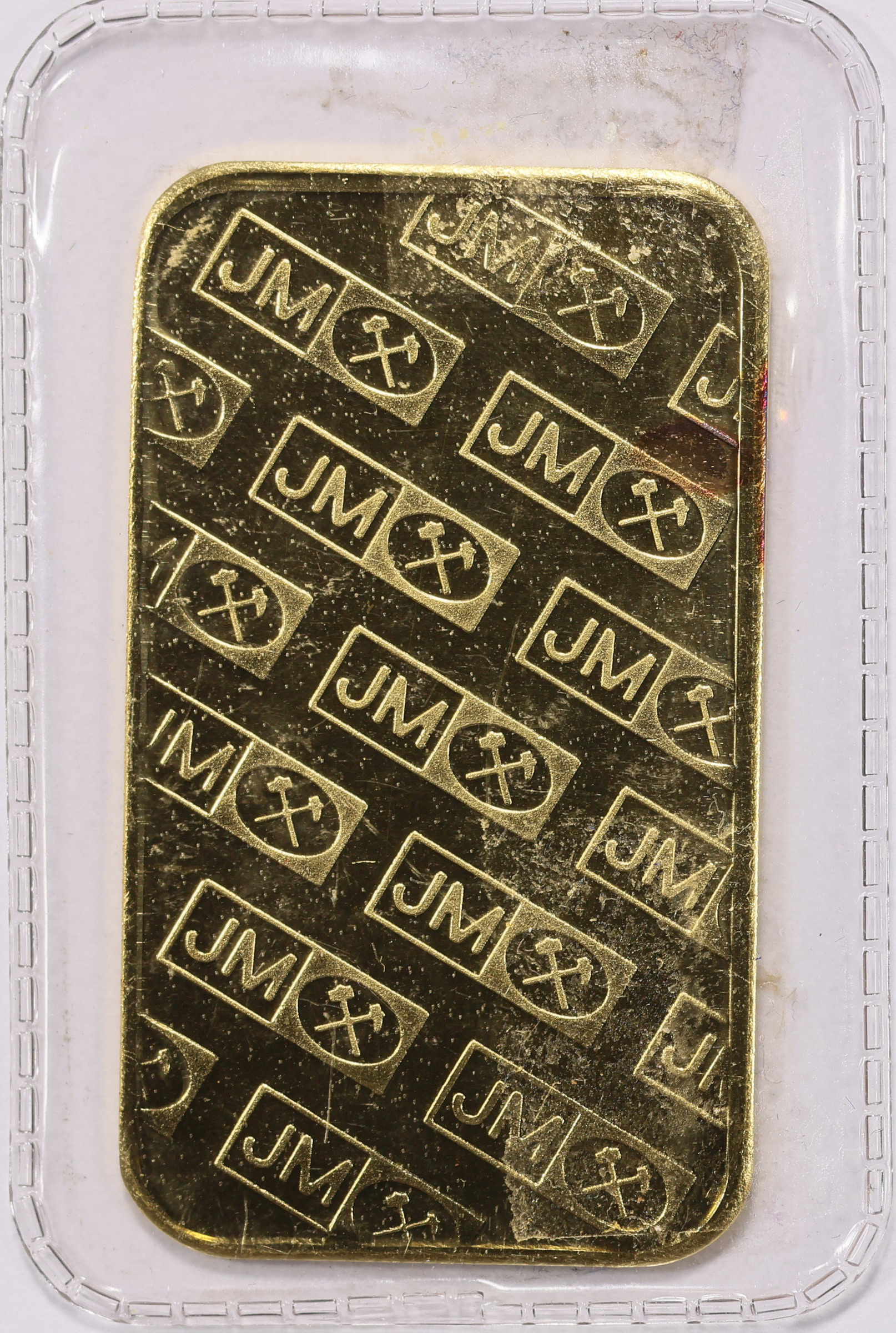 ND Gold 1oz Johnson Matthey Ingot/Bar Uncertified in Sealed Plastic of ...