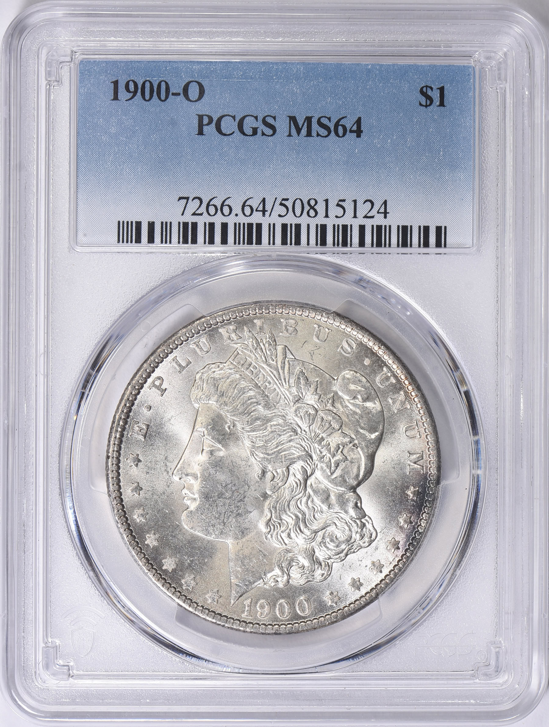 1900-O Morgan Silver Dollar PCGS MS-64 (Toned) (Item 1771704) | GreatCollections Coin Auctions