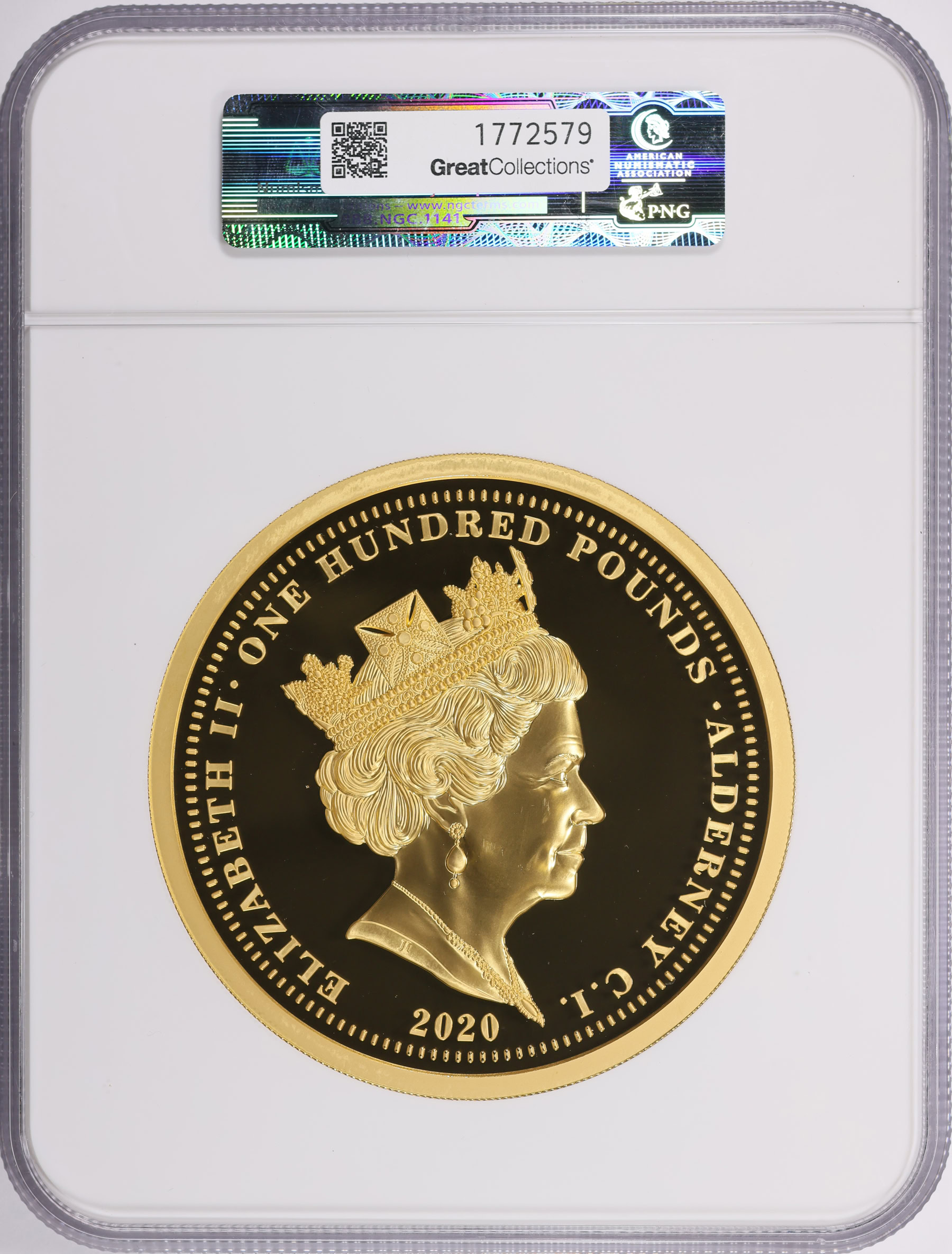 Great Britain 2020 Gold Kilo 100 Pounds Alderney - Three Graces ...