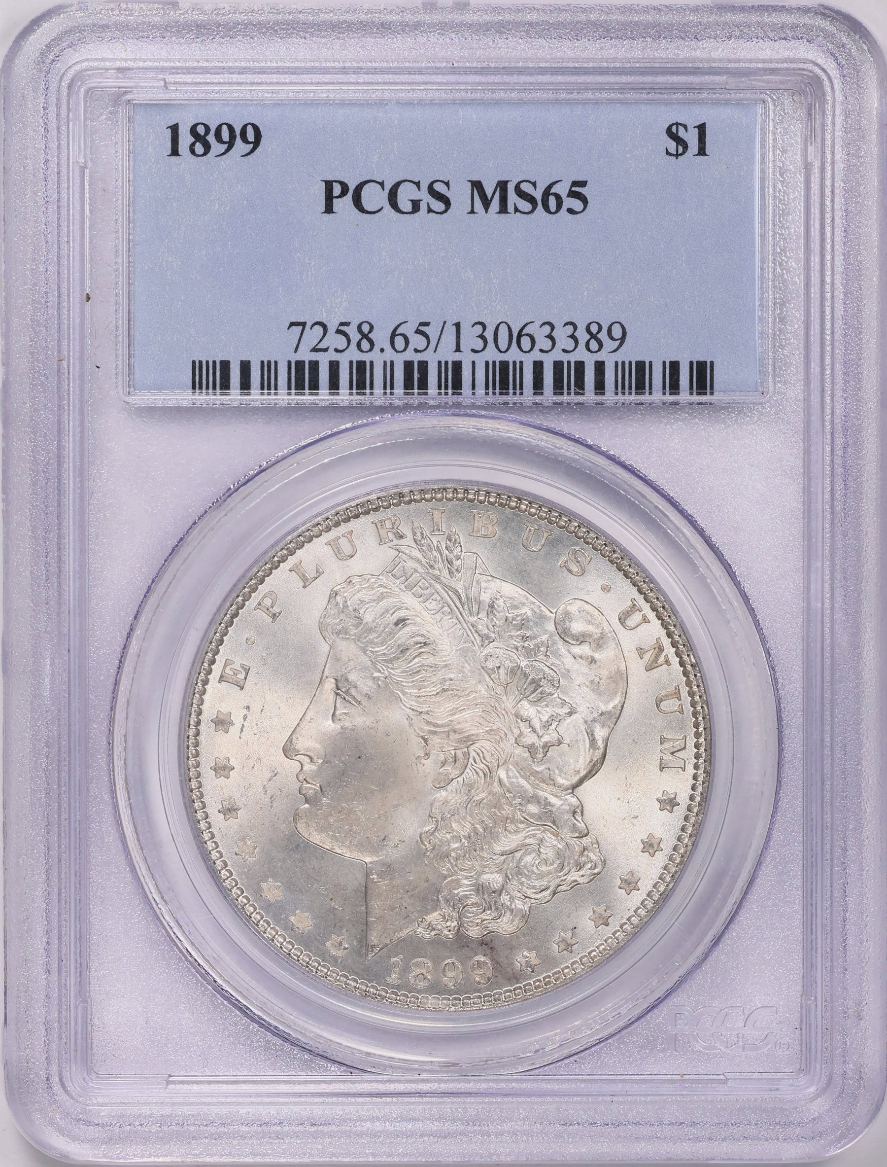 1899 Morgan Silver Dollar PCGS MS-65 (Item 1772873) | GreatCollections Coin Auctions