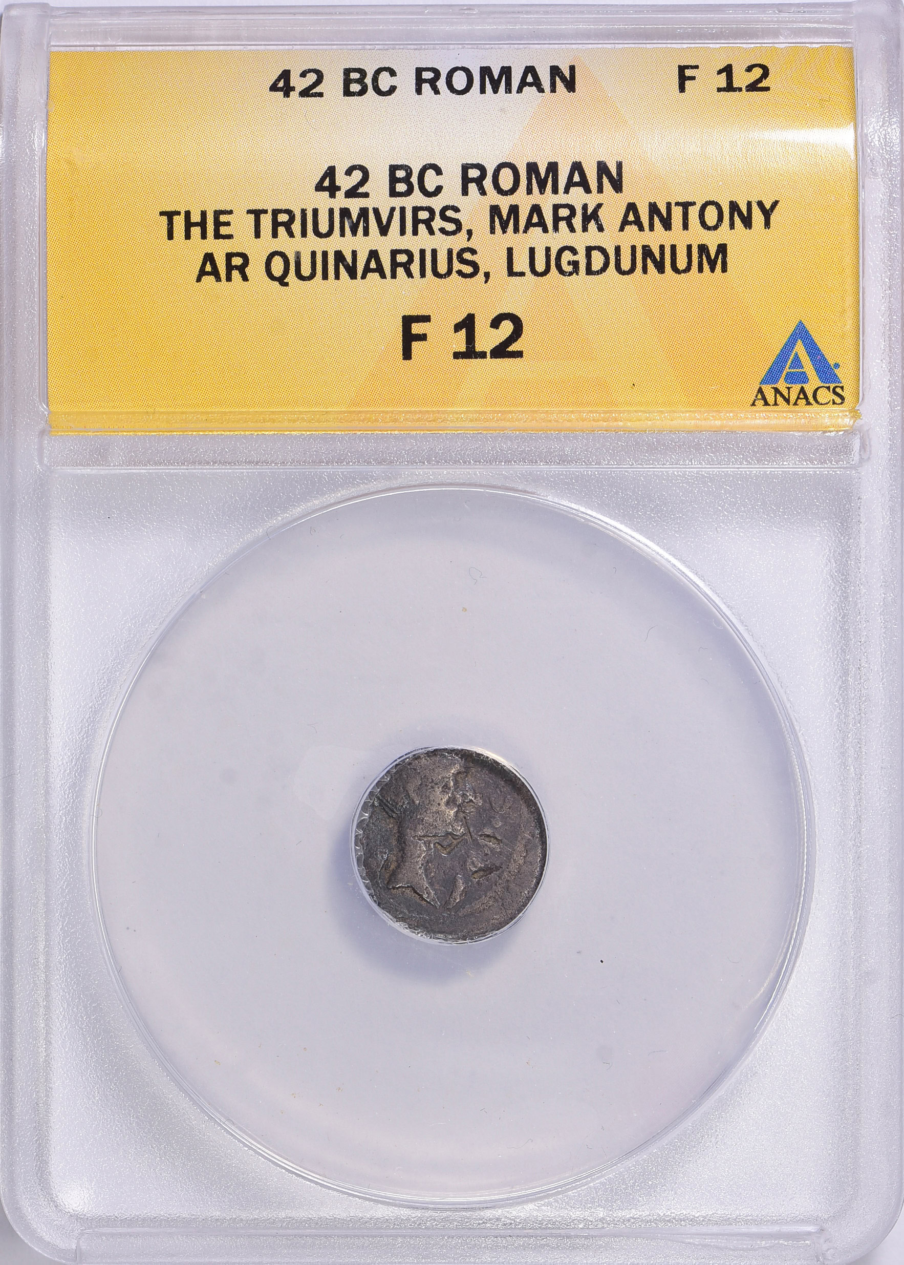 Ancient Roman Imperatorial, Fulvia Wife of Marc Antony (Died 40 B.C.) c ...